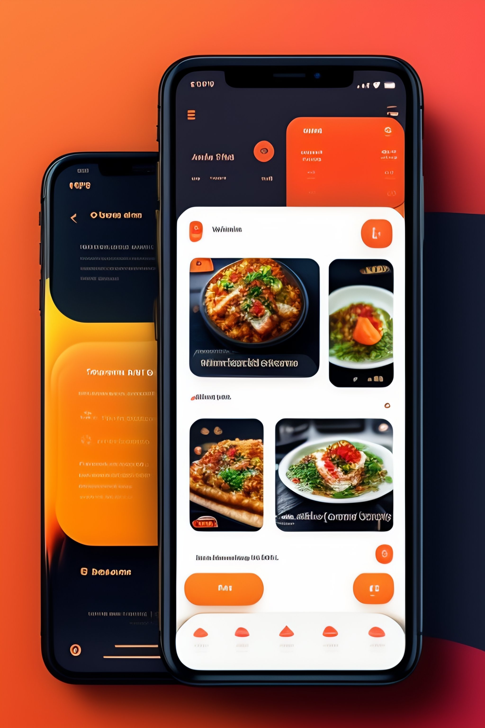 Lexica - IPhone App UI design for a Food Delivery app like Doordash
