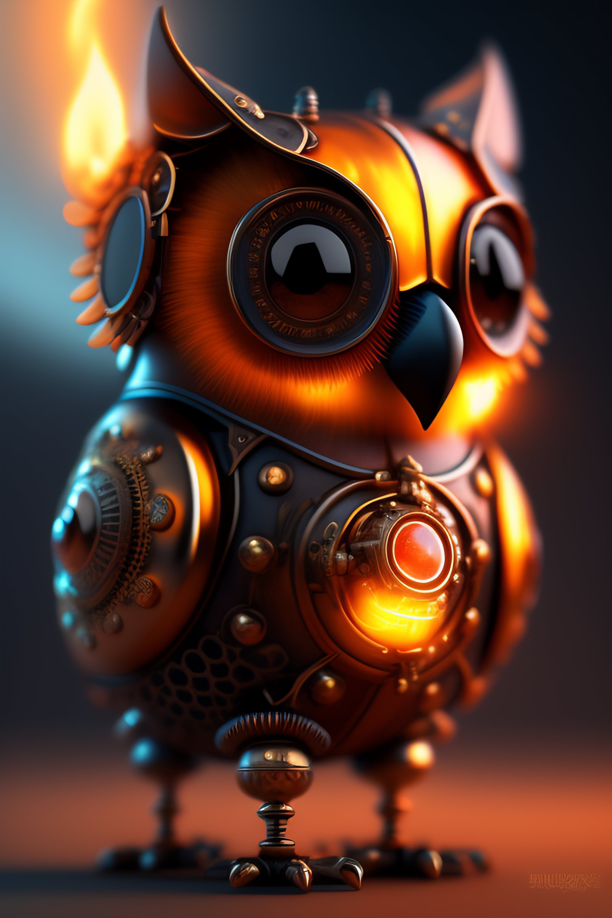 Lexica - A cute adorable portrait of a rusty and dirty steampunk ...