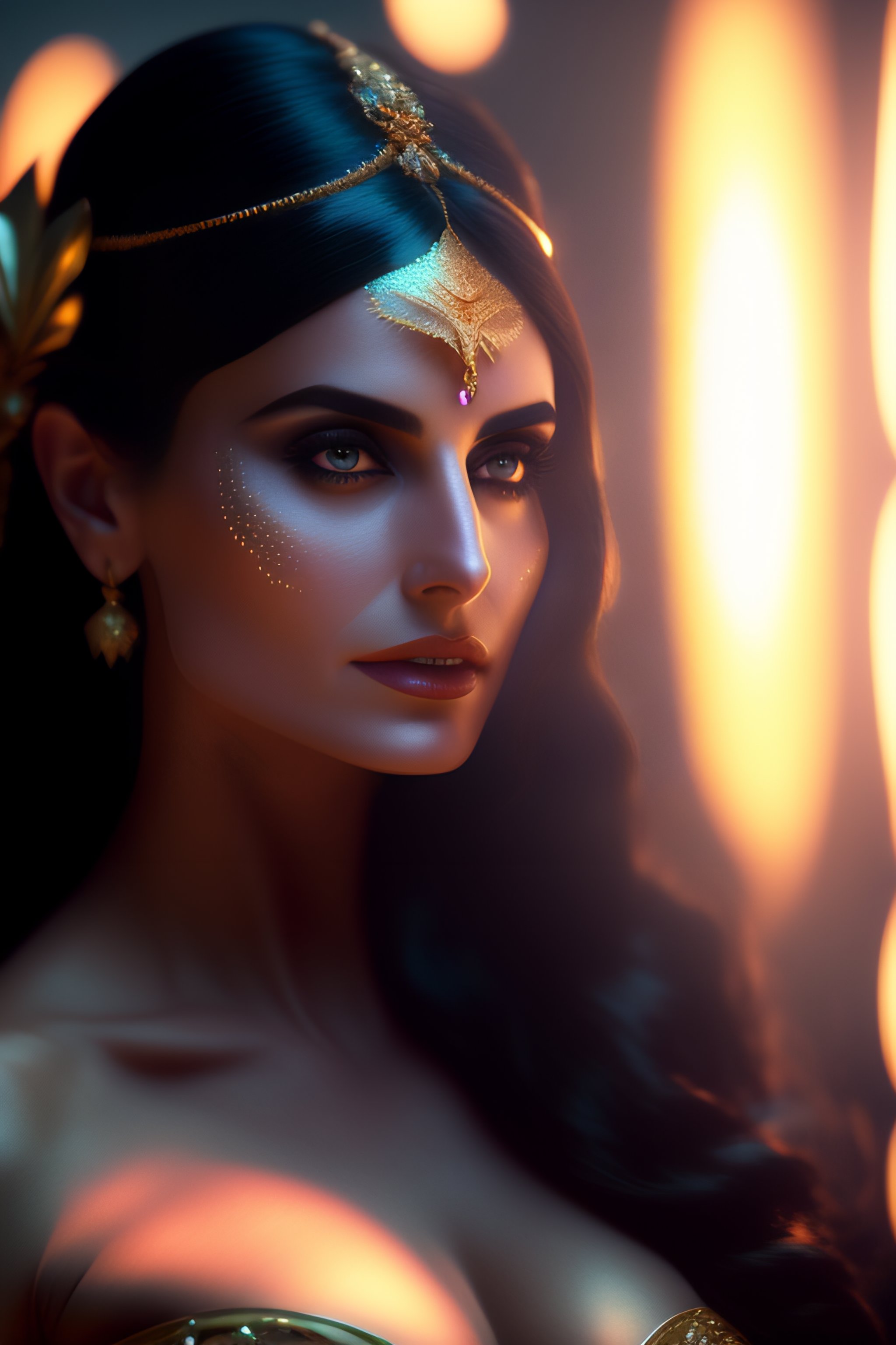 Lexica - Penelope Cruz as Fairy in clothing and headdress, Tom Bagshaw ...