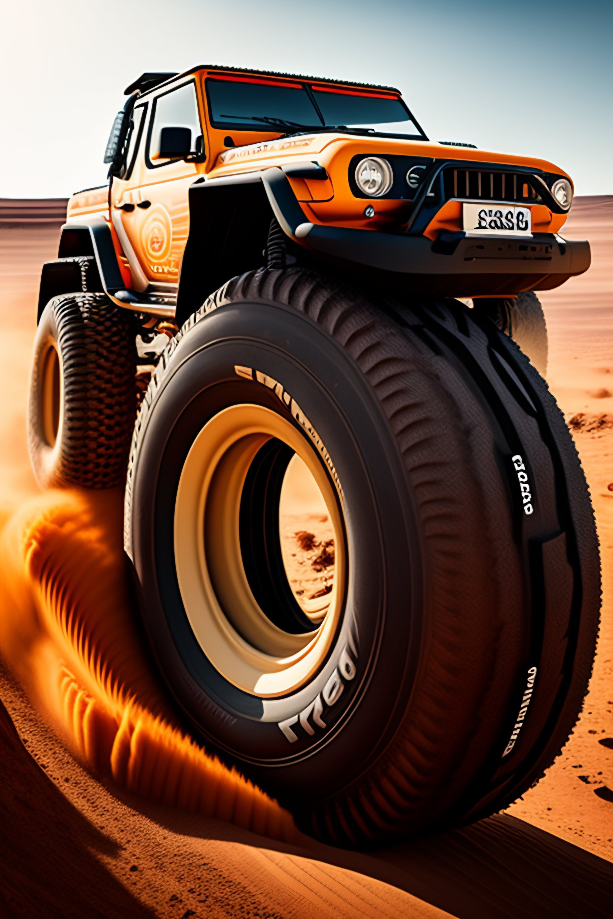 Lexica - Super big tyres mars off-road