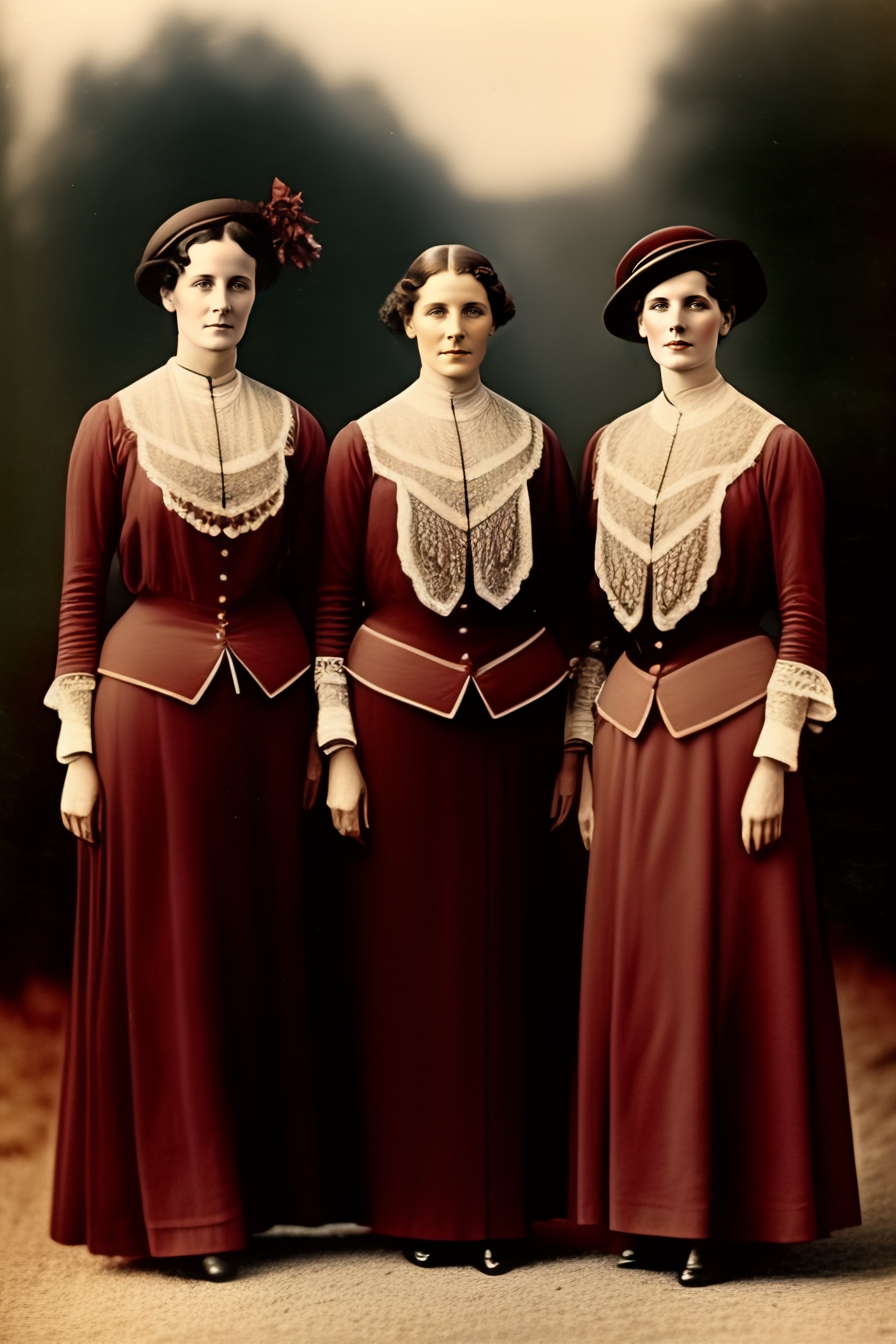 Lexica - 1910s three sisters photo