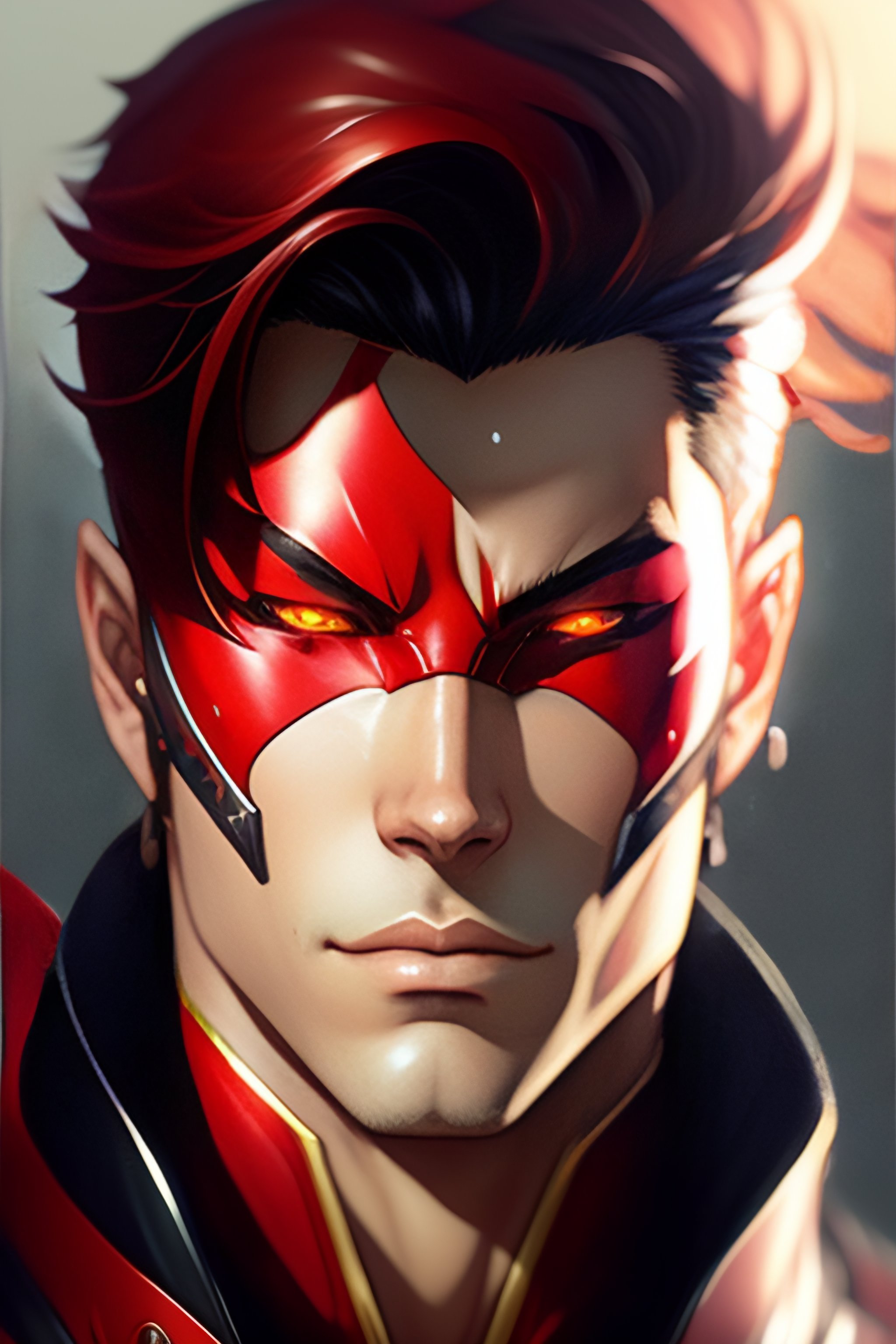 Lexica - Anime portrait of Jason Todd as Red Hood Beyond by Stanley ...