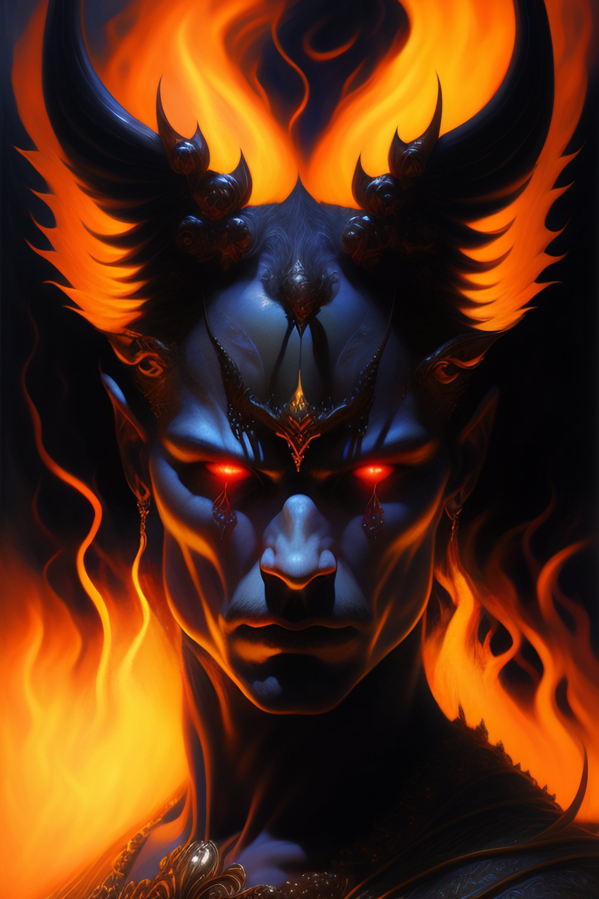 Lexica - A demon made of wisps of smoke ready to tear into your soul ...