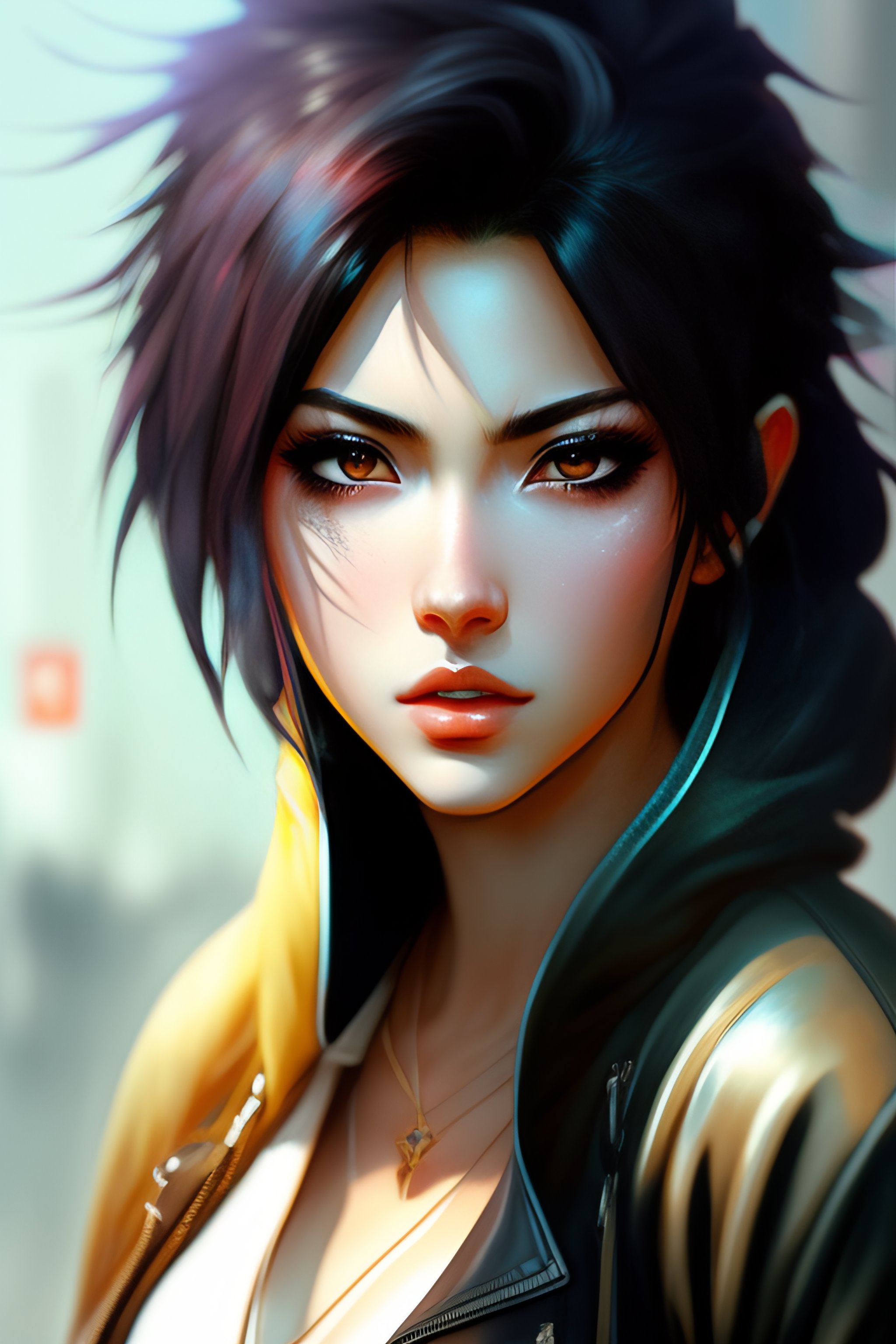 Lexica - Full body portrait Anime carryminati grunge punk sharp fine ...