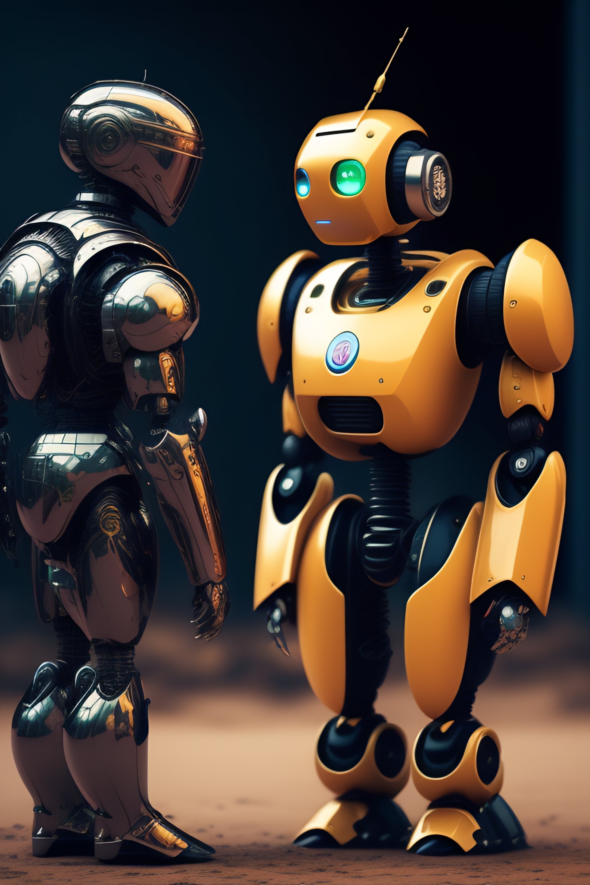 Lexica - A robot having a conversation with a human