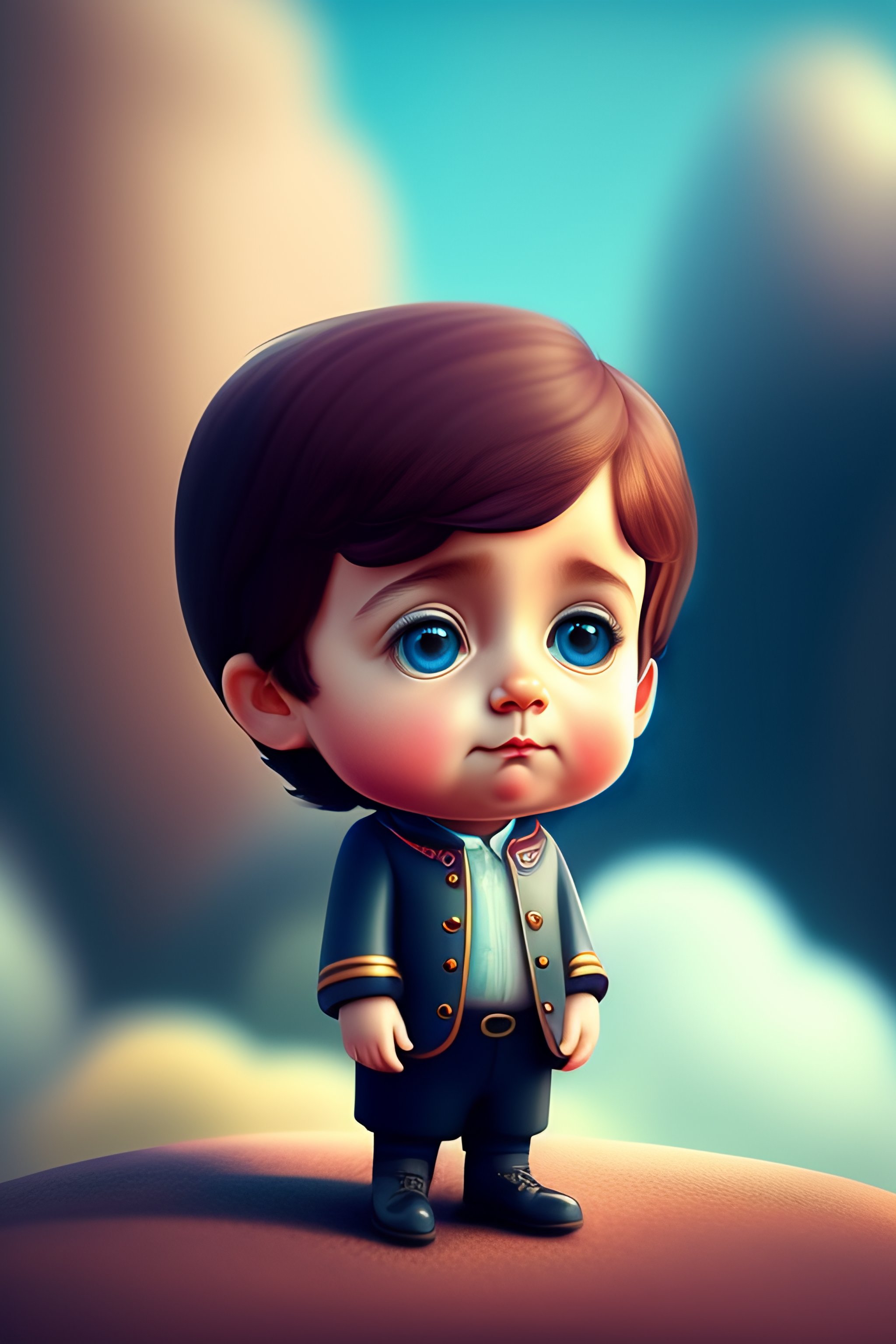 Lexica - Cute and adorable cartoon paul mccartney baby, fantasy ...