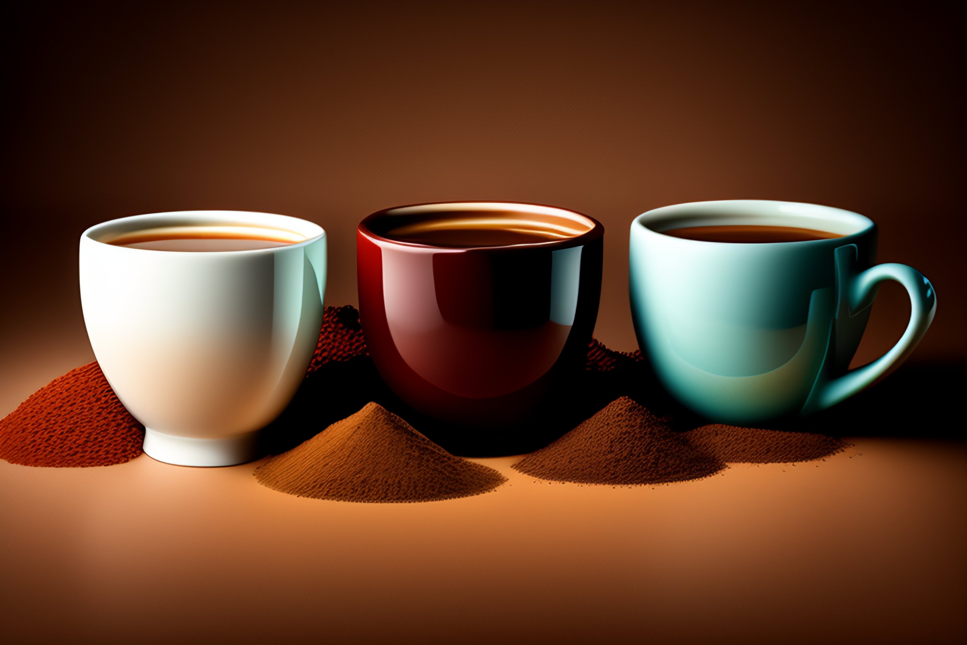 Lexica - Coffee Beans and Coffee Cups