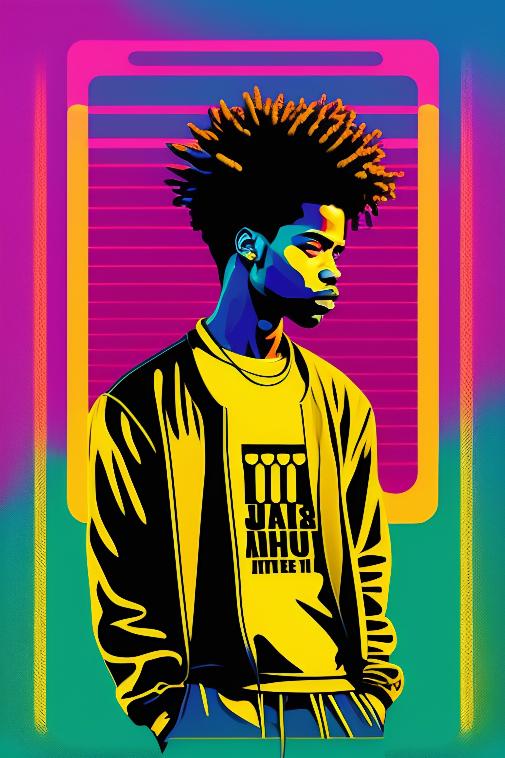 Lexica - T shirt design without background, retro 90s vaporwave vintage ...