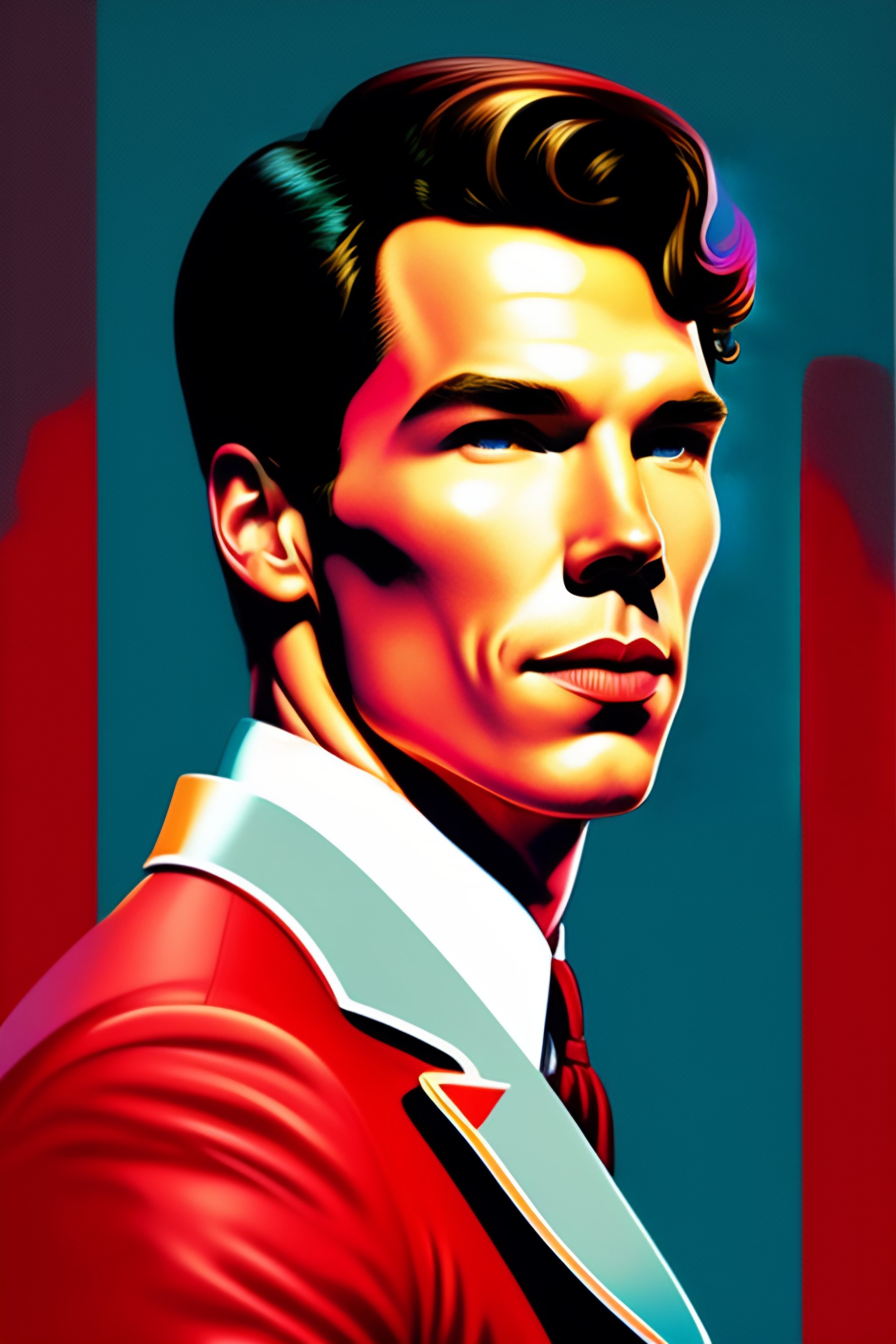 Lexica - Retro comic style artwork, highly detailed benedict ...