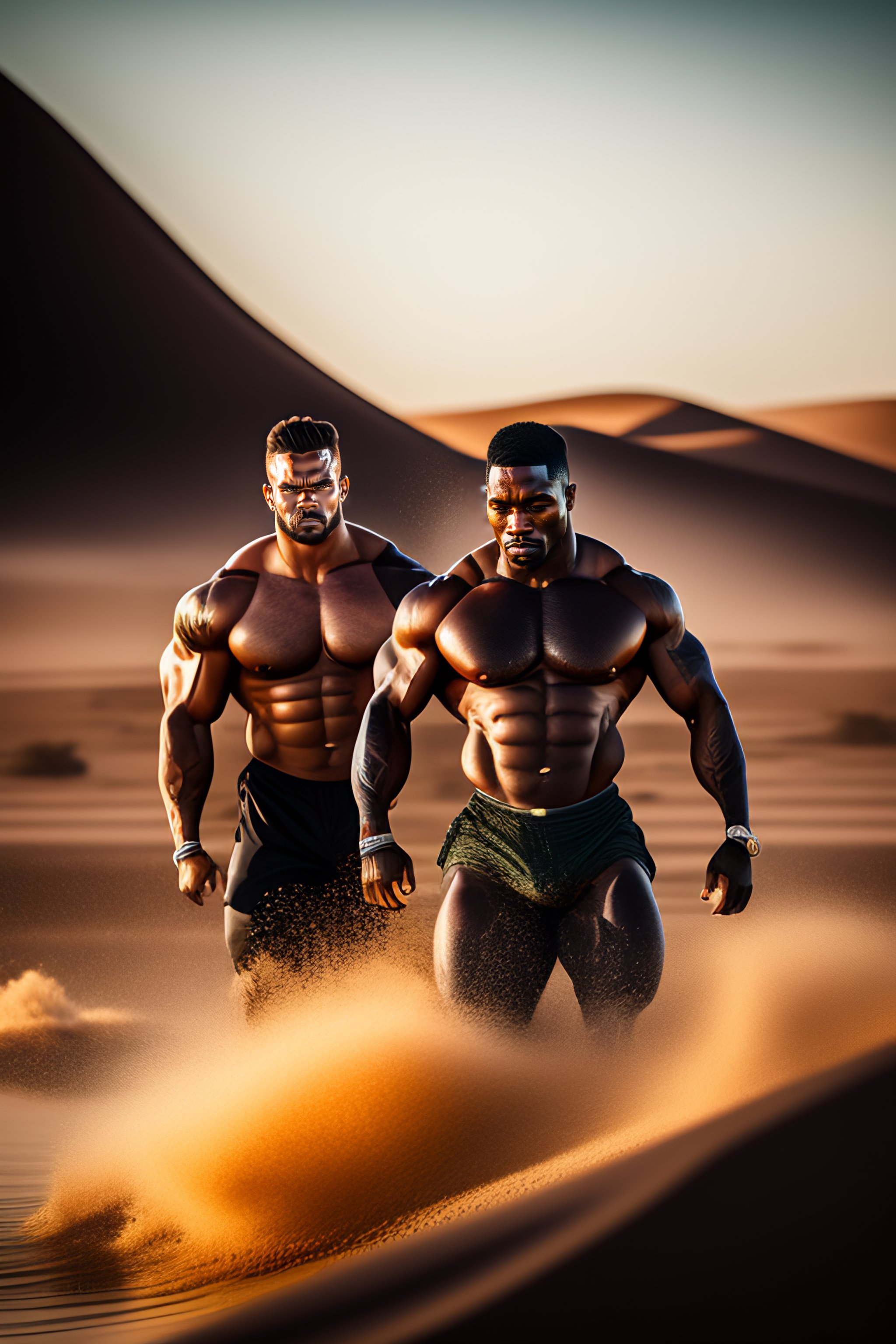 Lexica - Photo of bodybuilders mudbending, highly detailed 8 k, intricate, lifelike, soft light ...