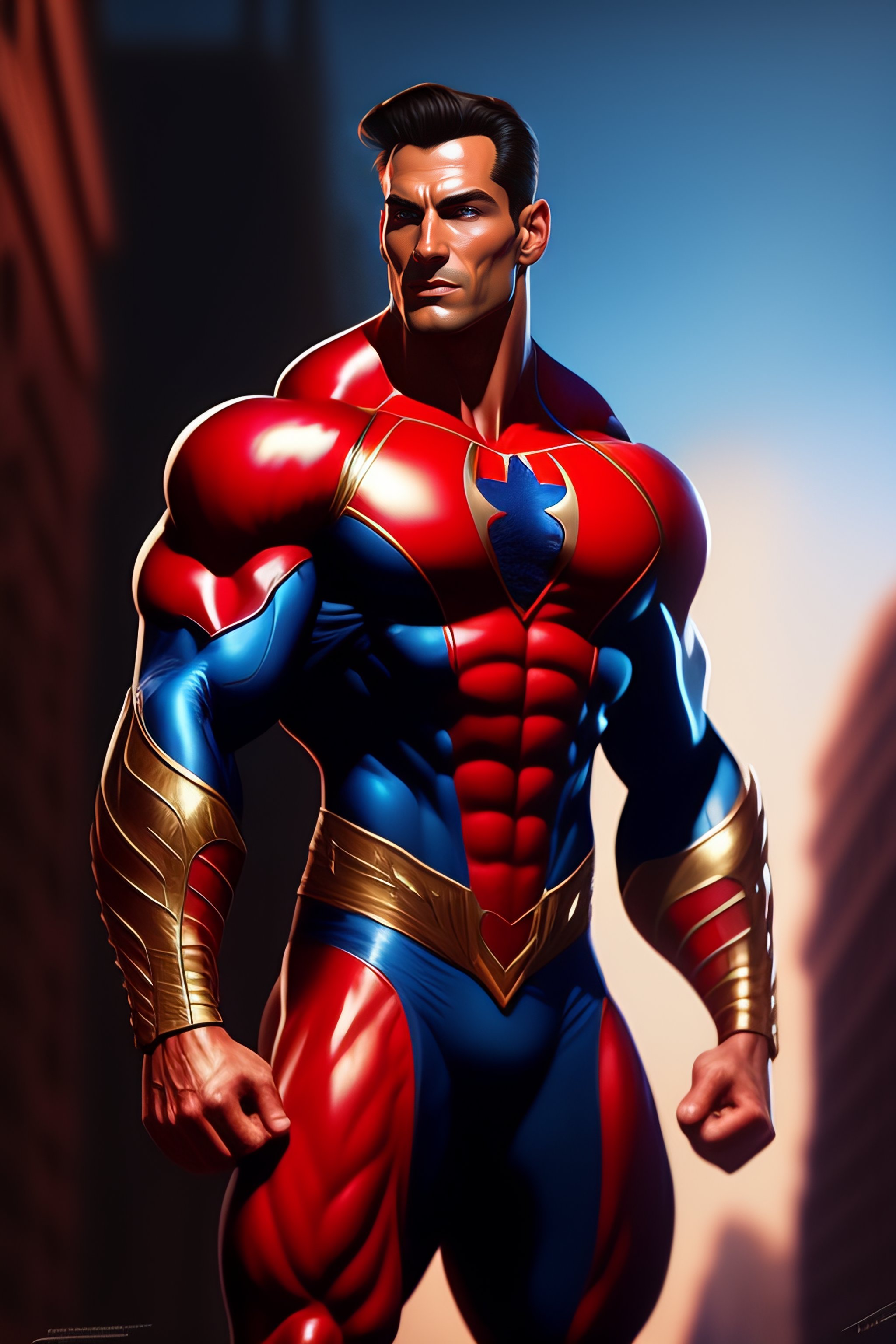 Lexica - Muscular SpiderMan,lighting, cinematic, establishing shot ...