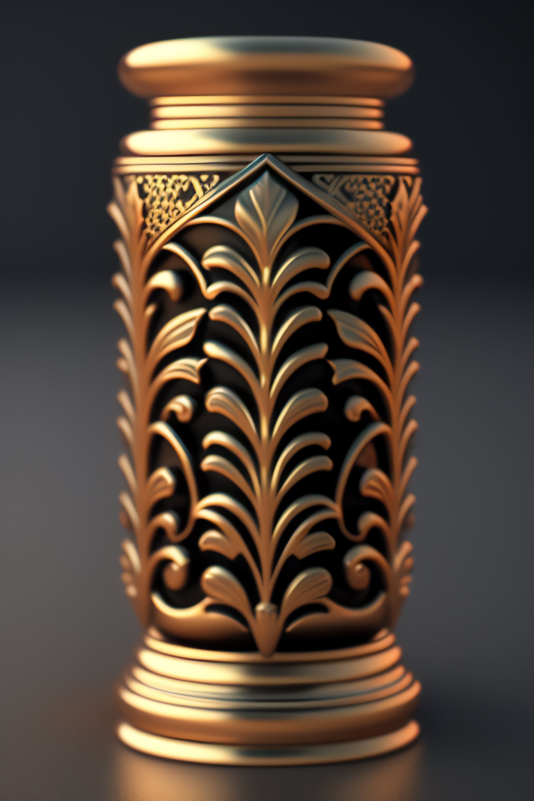 Lexica - Pillar candle, pattern art nouveau, octane render, realistic, hyper details, high ...