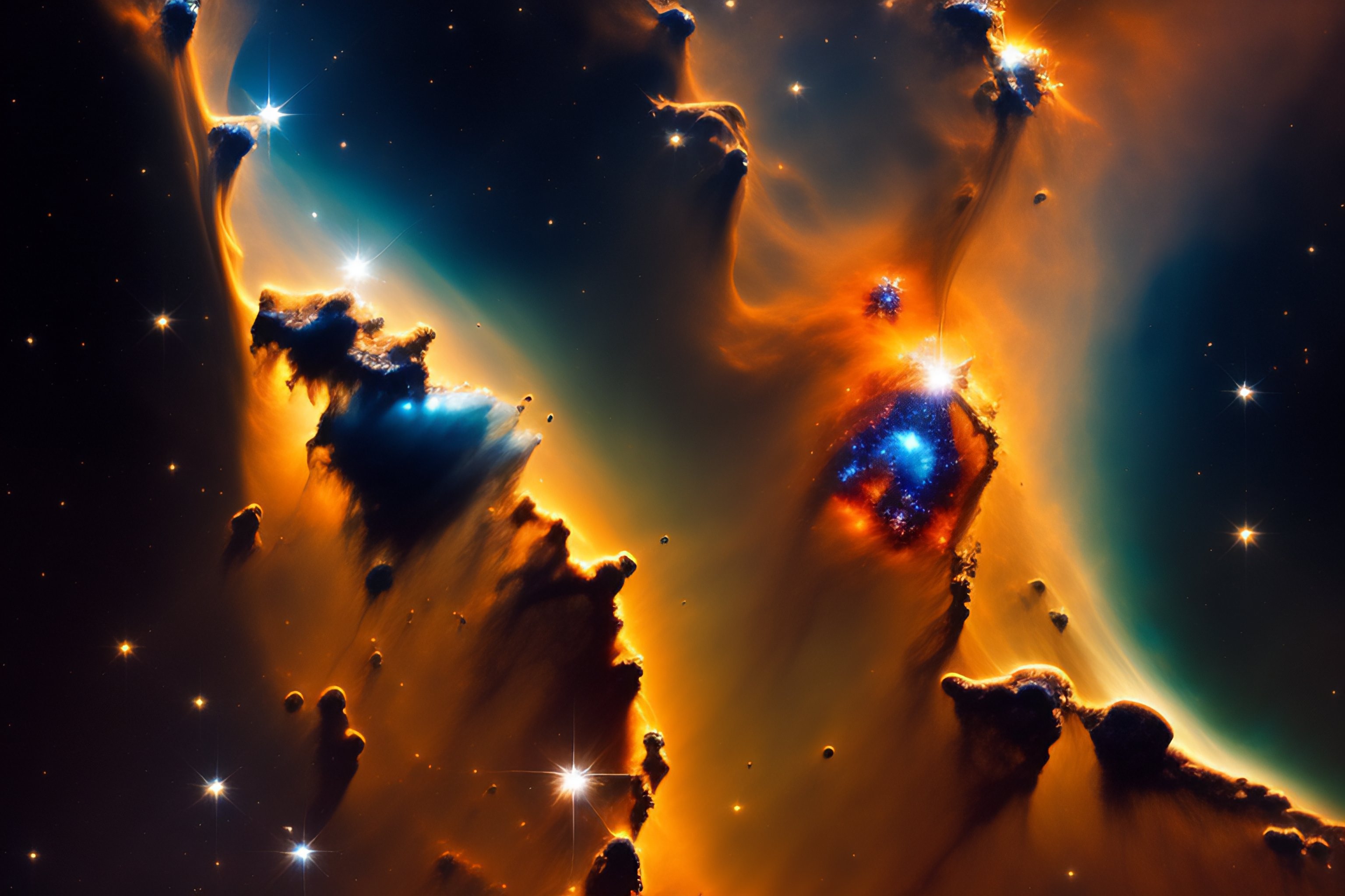 Lexica - Hubble stars , pillars of creation