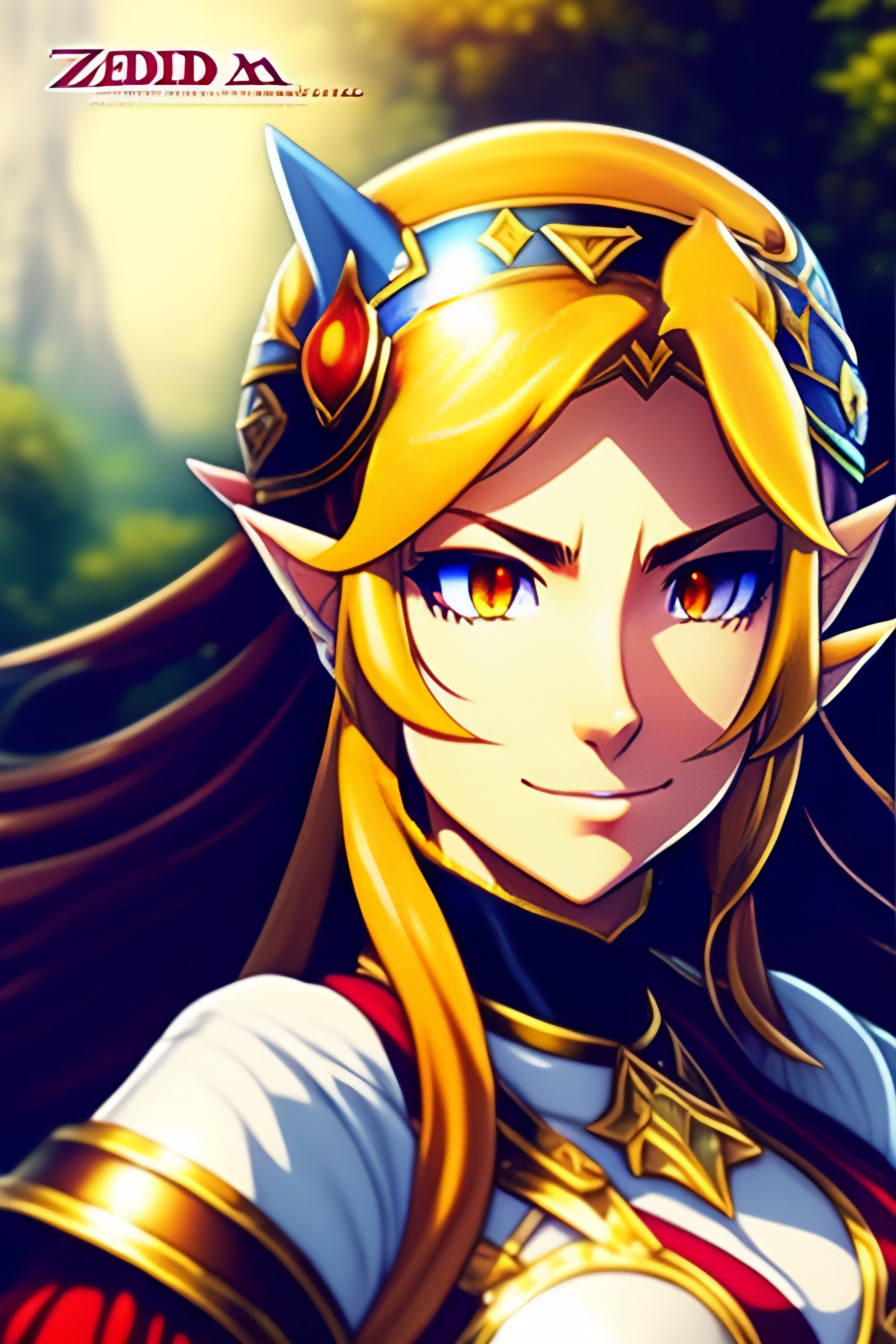 Lexica - Zelda from The Legend Of Zelda, anime style, masterpiece art ...