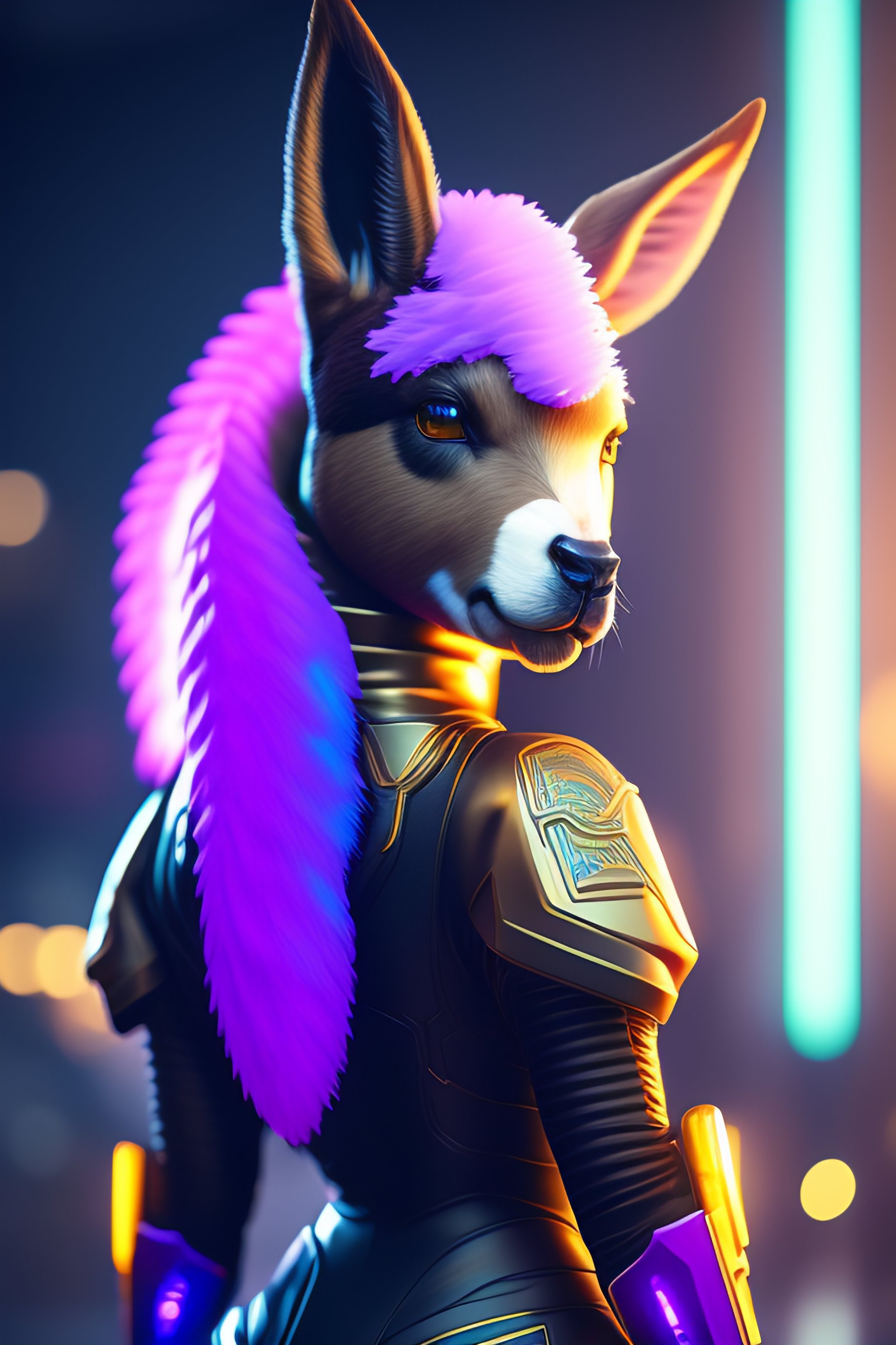 Lexica - Transparent high quality 3 d render cyberpunk cyborg fortnite ...