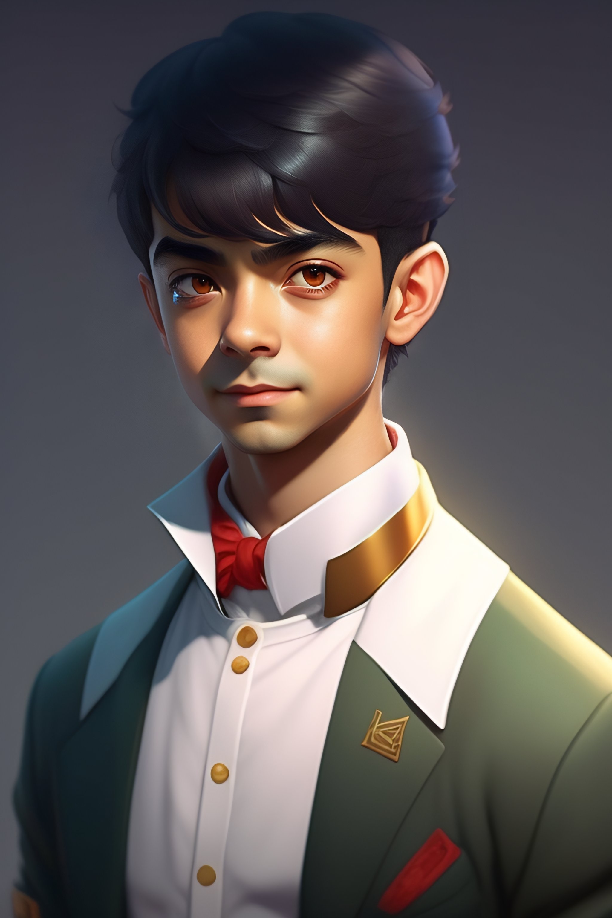 Lexica - Character concept art of Rowan Atkinson as an anime boy | cute ...