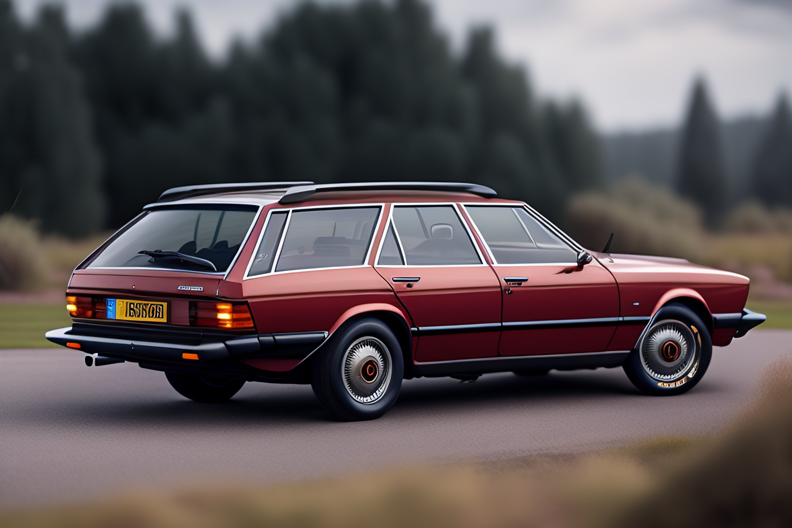 Lexica - Realistic volvo station wagon 850 , 8k , wide view