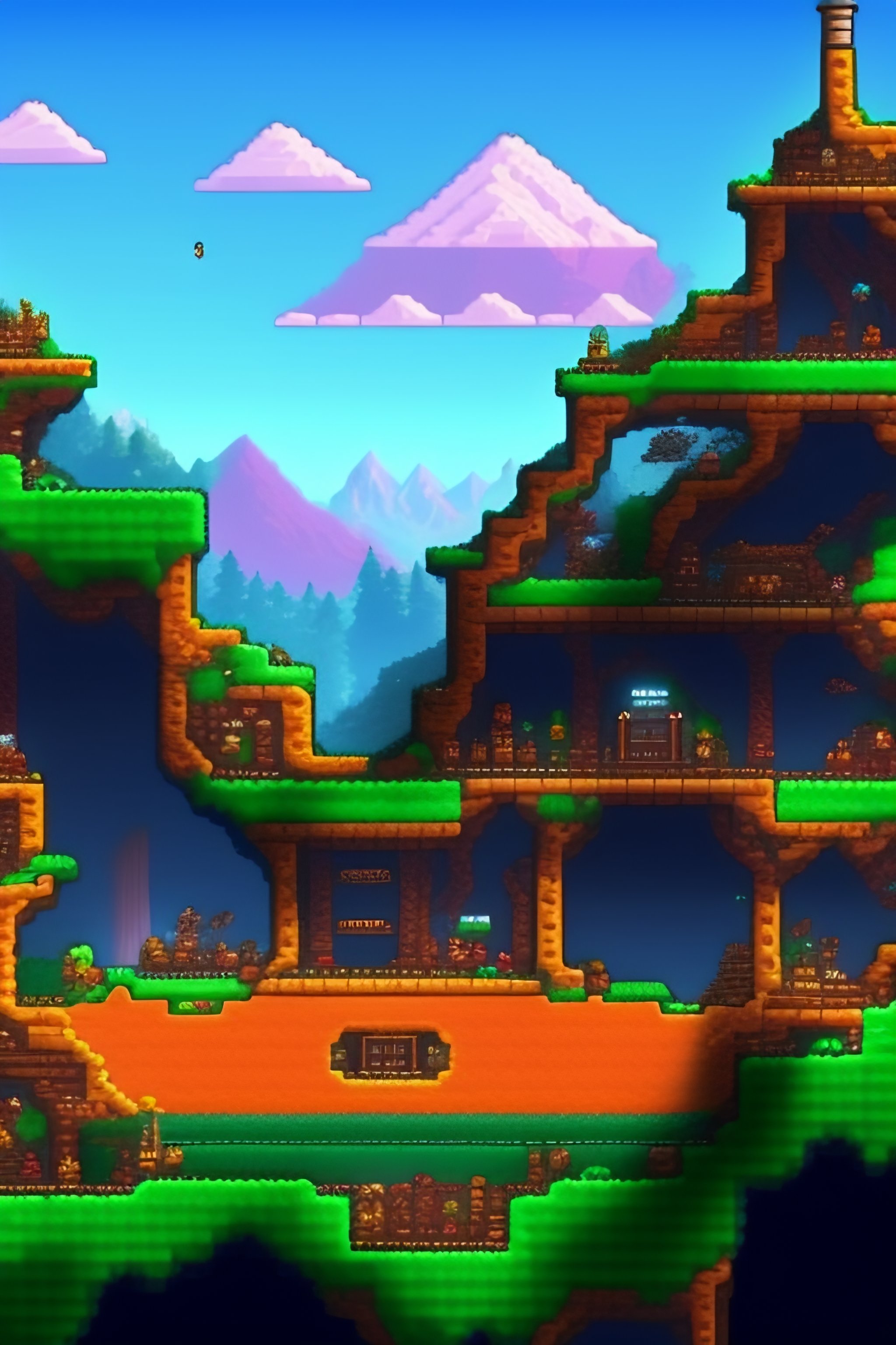 Lexica - Terraria avec fortnite et Doom slayer jeux