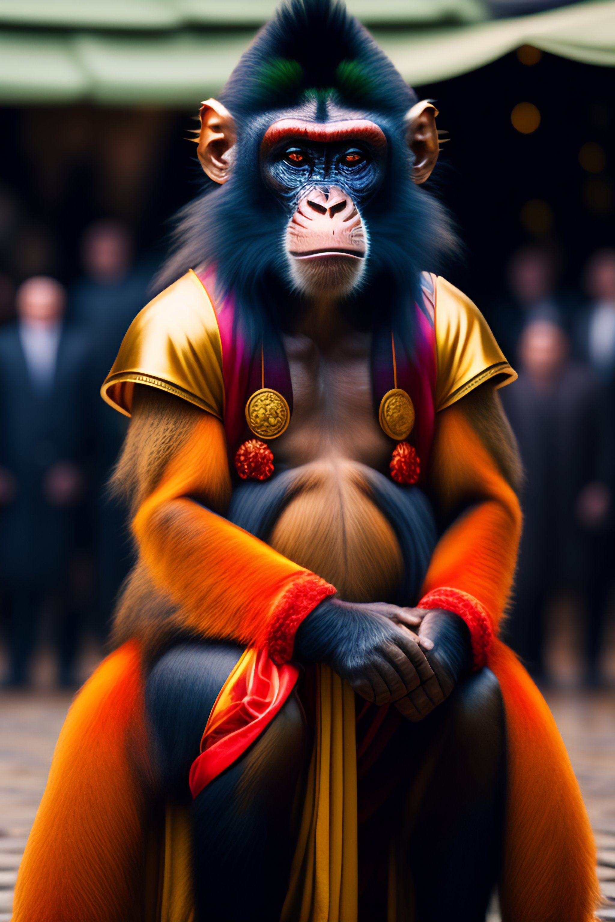 Lexica - The monkey king is sad when the market crashes
