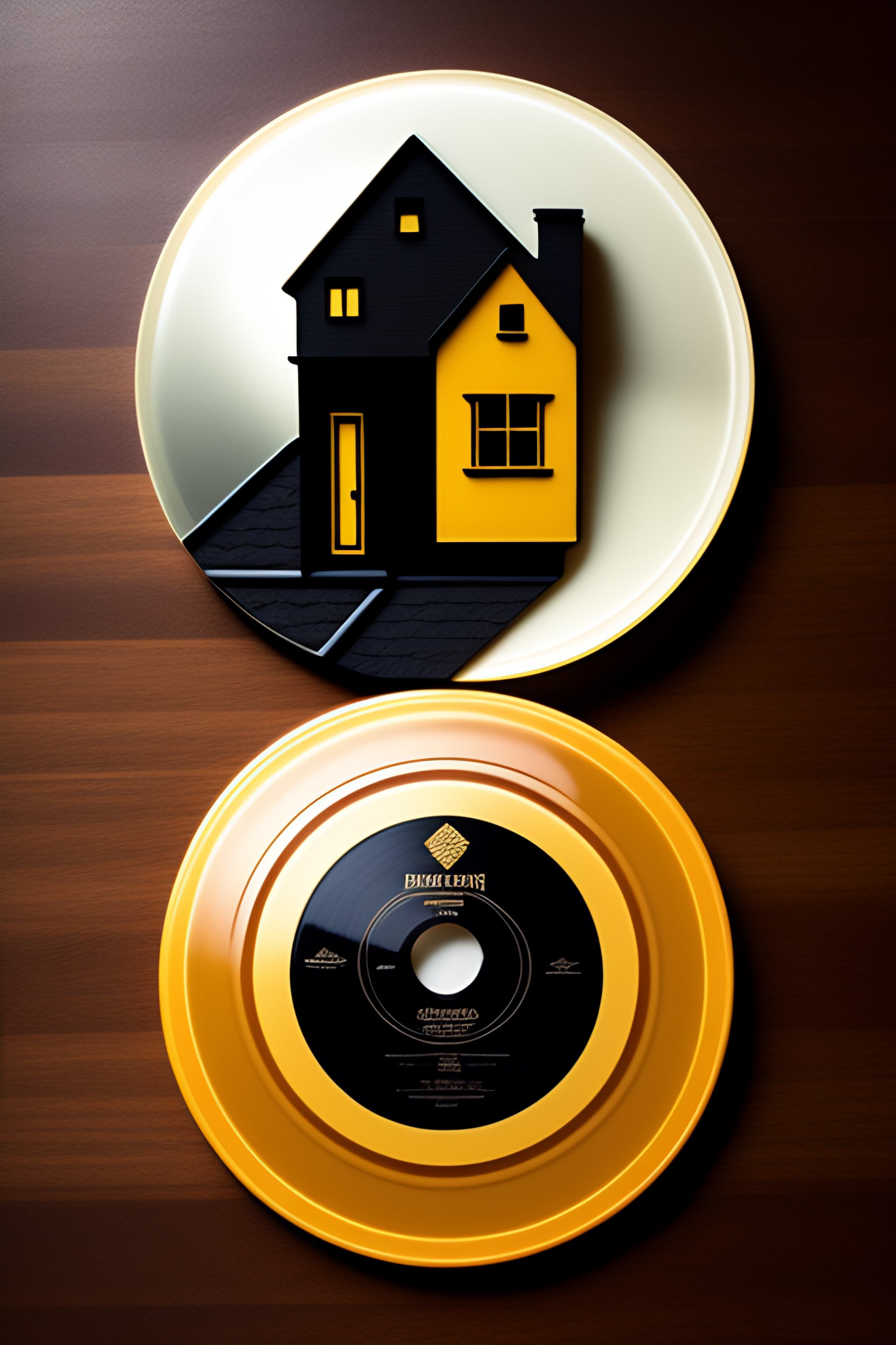 Lexica - Vinyl disc in the shape of a house
