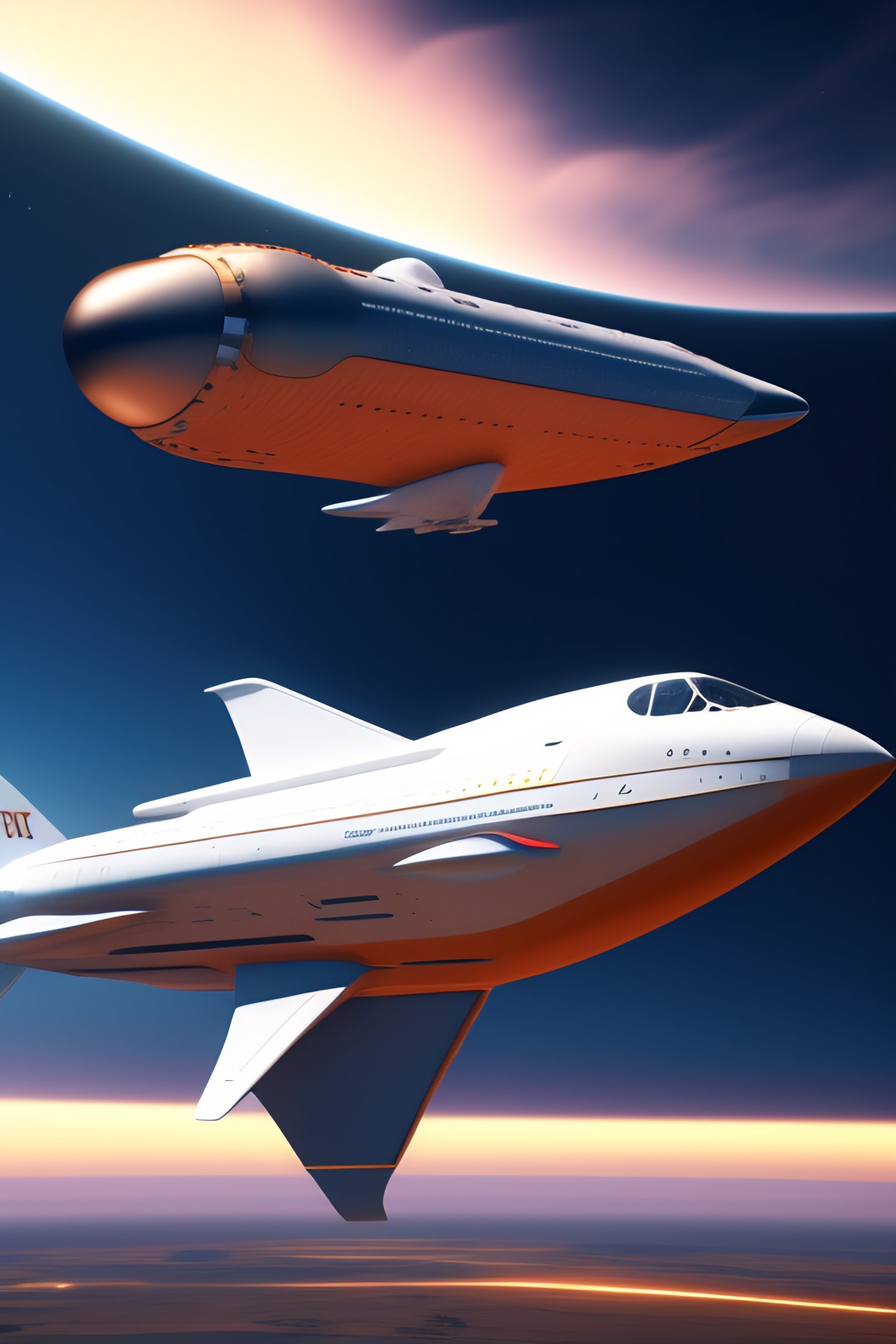 Lexica - Photograph of Spacex starship on top of heavy Falcon rocket ...