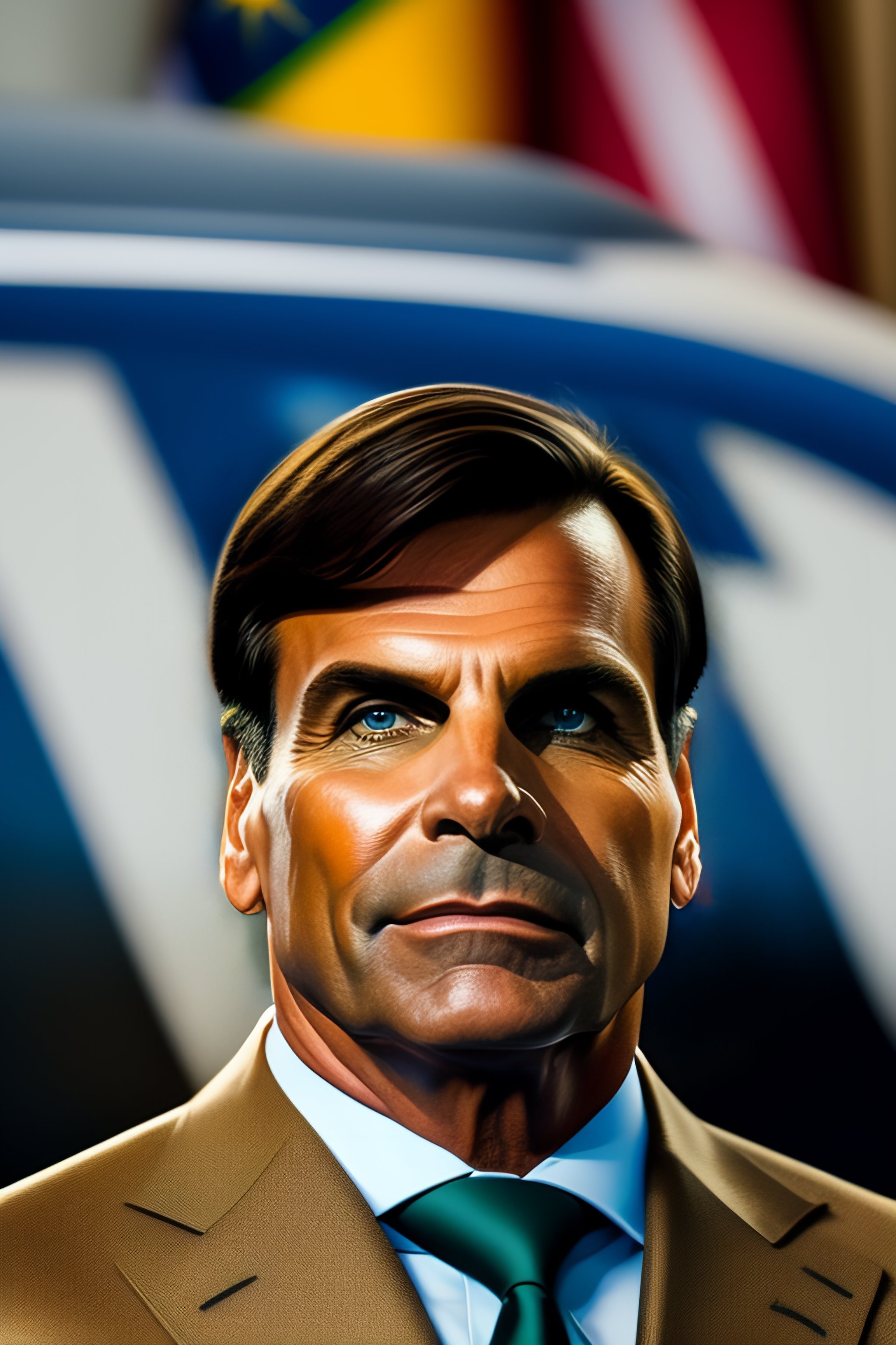 Lexica - A full-body portrait of Brazilian President Jair Bolsonaro ...