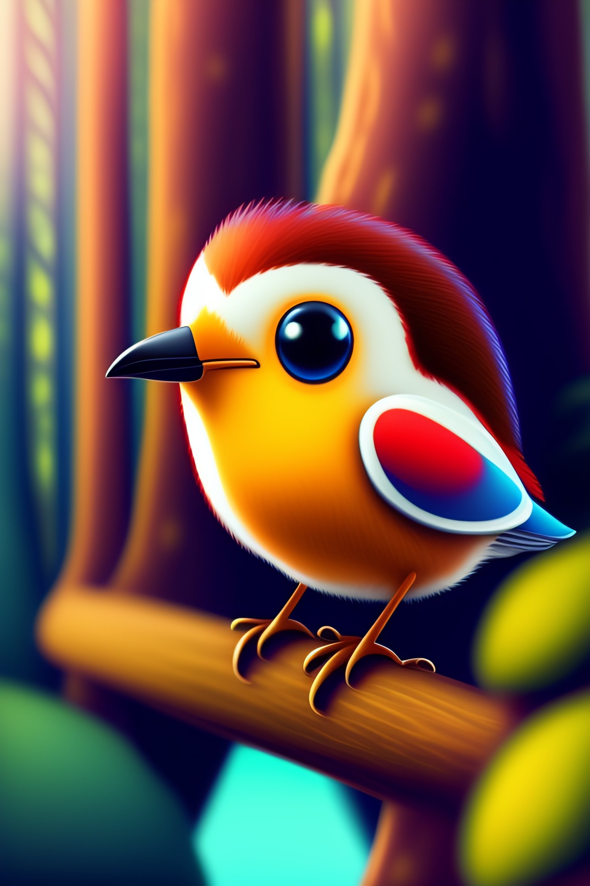 Cute Cartoon Bird Wallpapers