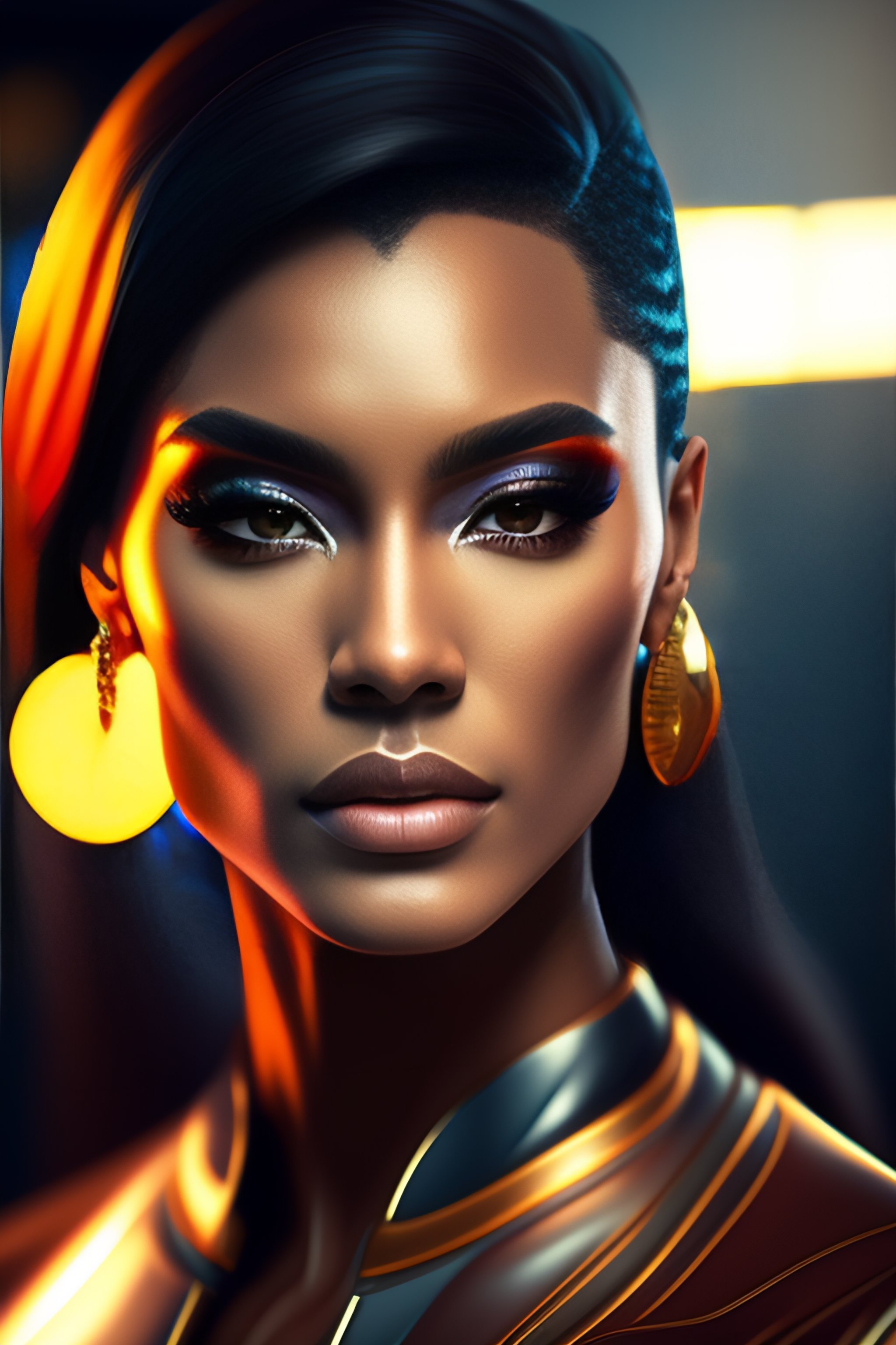 Lexica - Highly detailed beautiful trans woman, sharp focus, dynamic ...