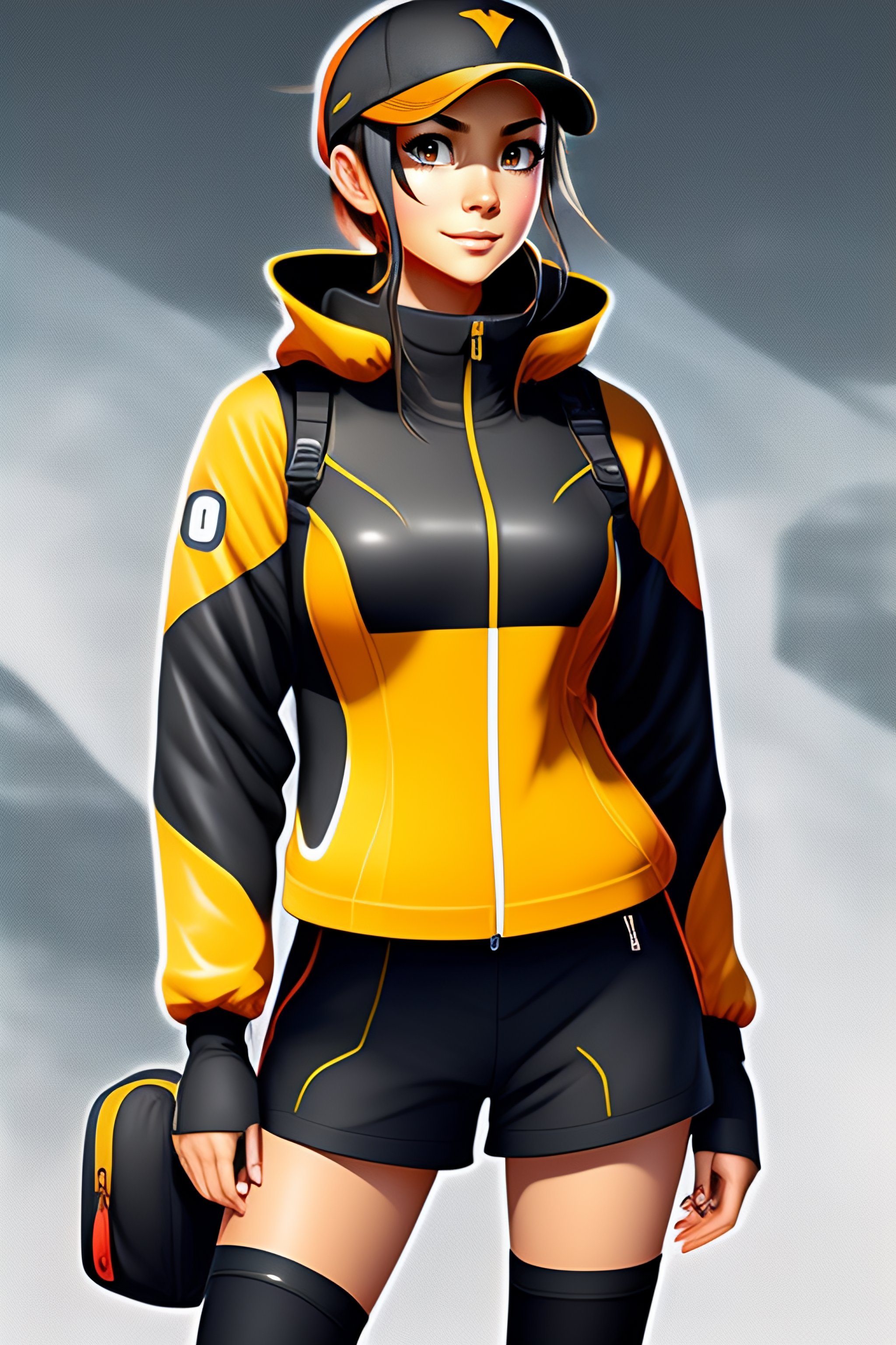 Lexica - Pokemon trainer in techwear clothes by Ken Sugimori