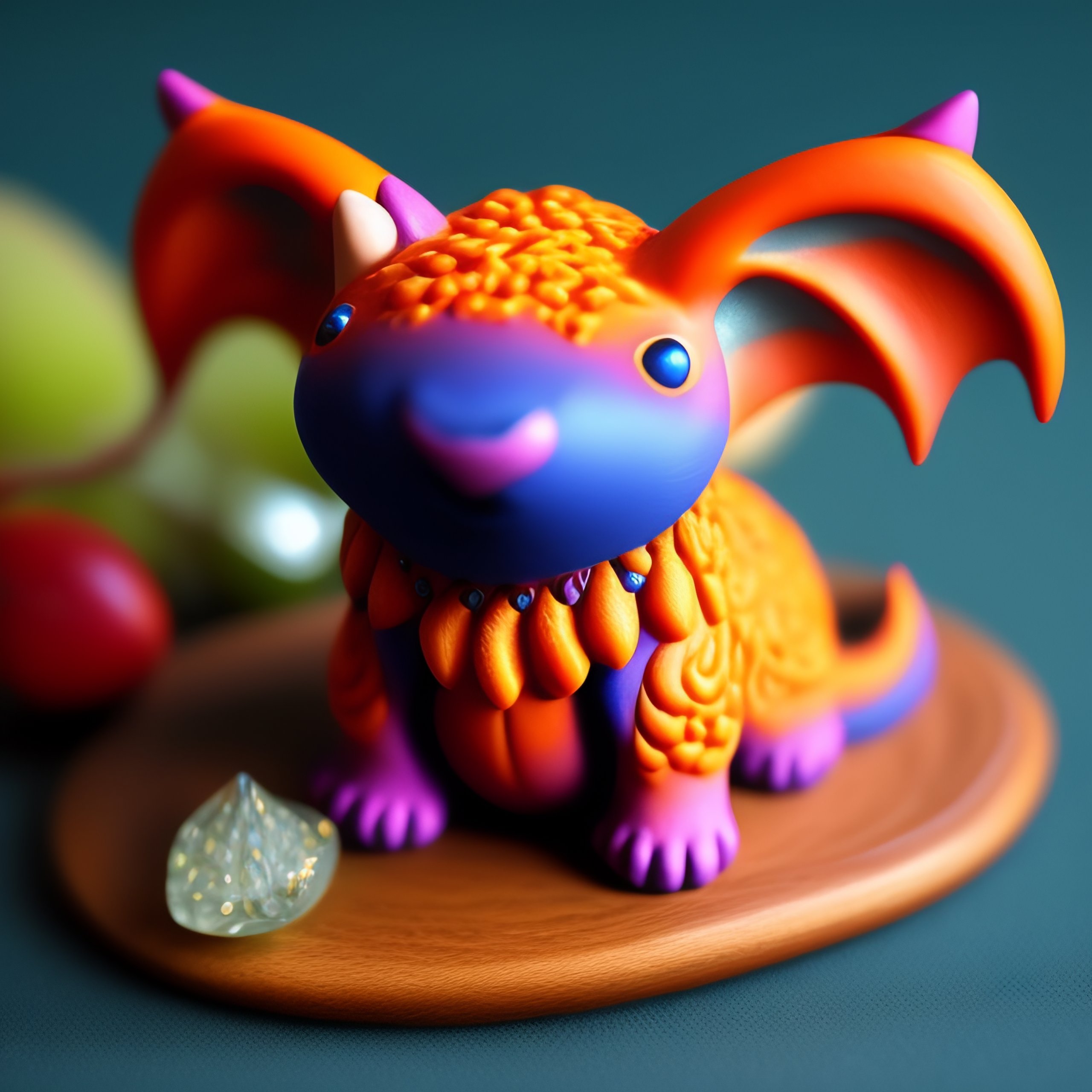 Lexica - Polymer clay fantasy creature