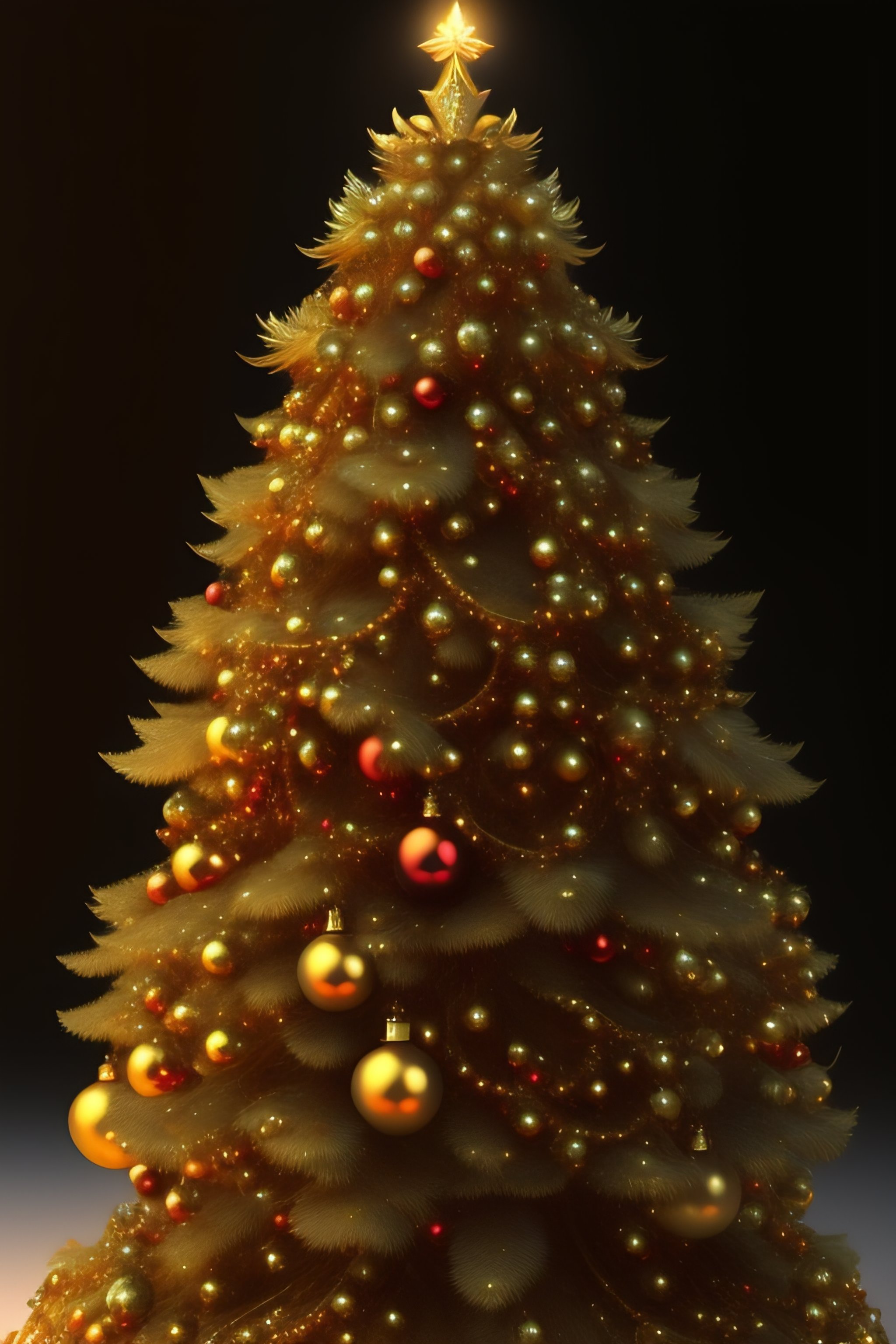 Lexica - Christmas tree, fullsize, by giger, diffuse lighting, fantasy ...