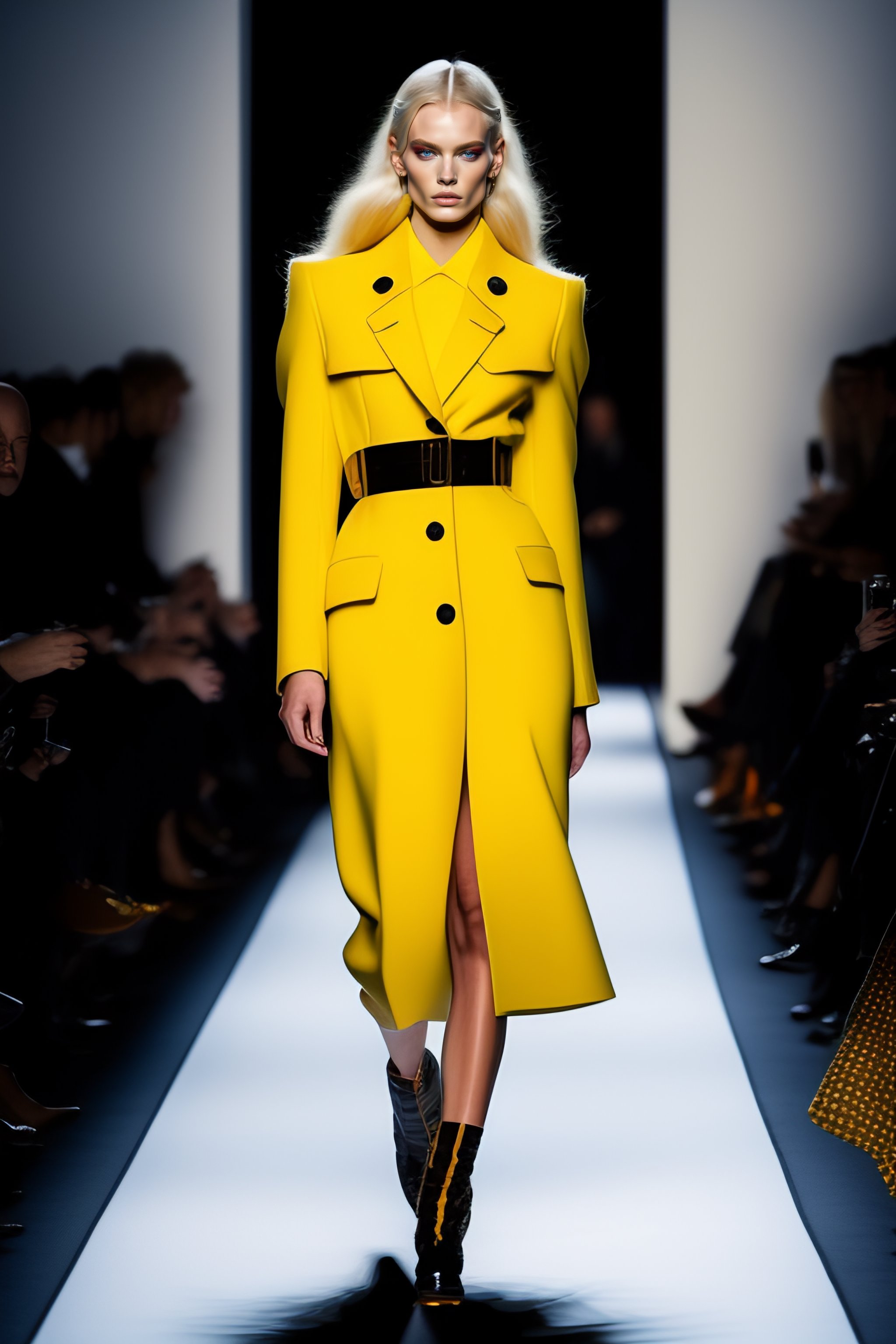 Lexica - A model from Iceland walking the runway at Paris Fashion Week ...