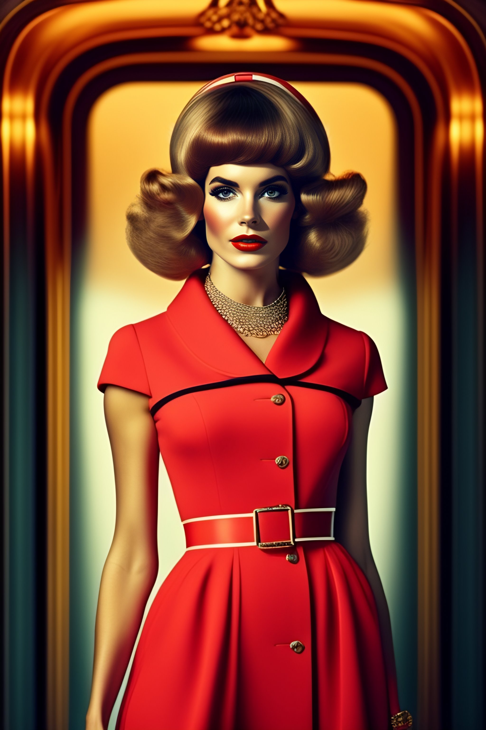 Lexica - Old fashioned 60s style girl