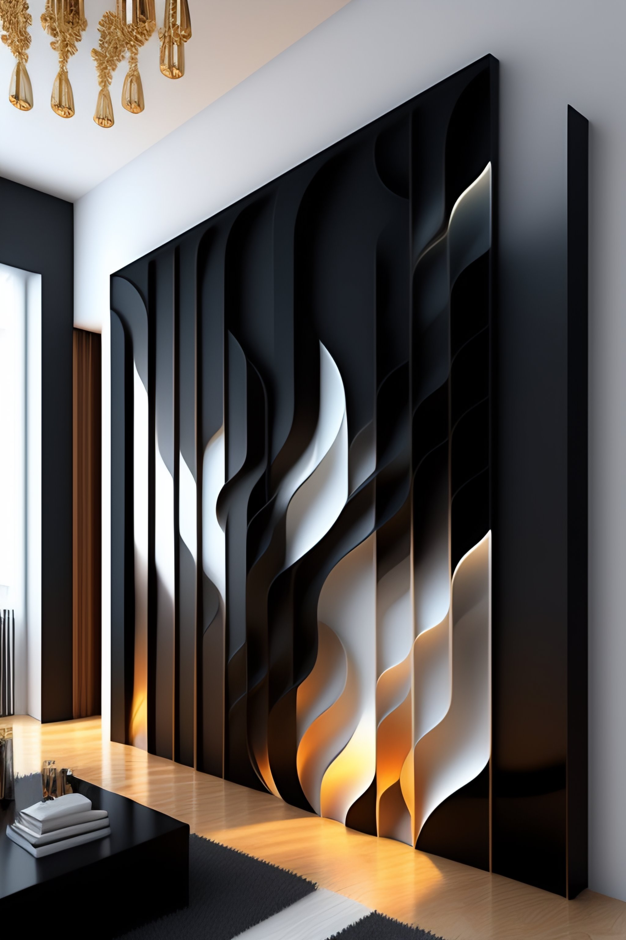 Lexica - Gothic abstract 3d wall art