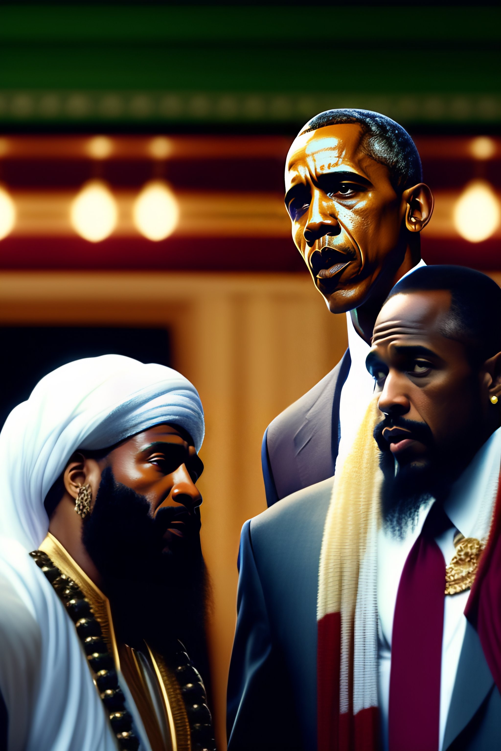 Lexica - Obama freestyle rapping with osama bin laden