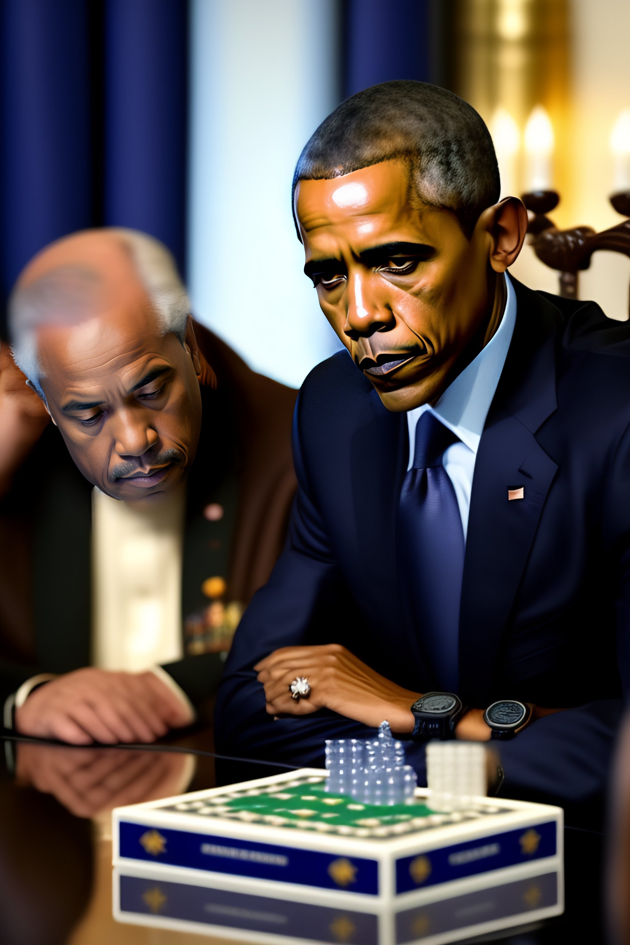 Lexica - Obama playing Magic The Gathering