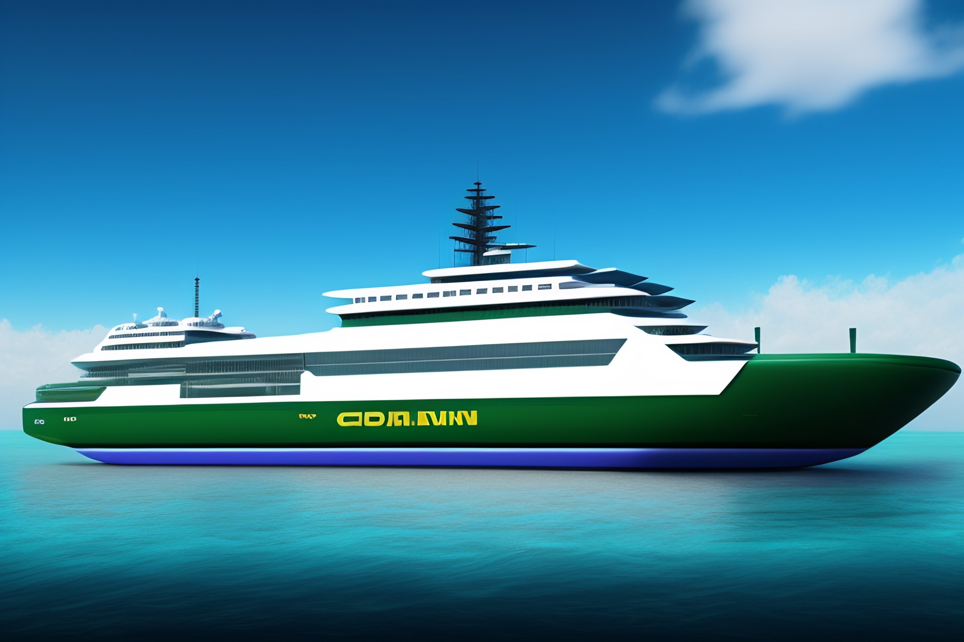 Lexica - Project of a small transport ship for the islands, realistic ...