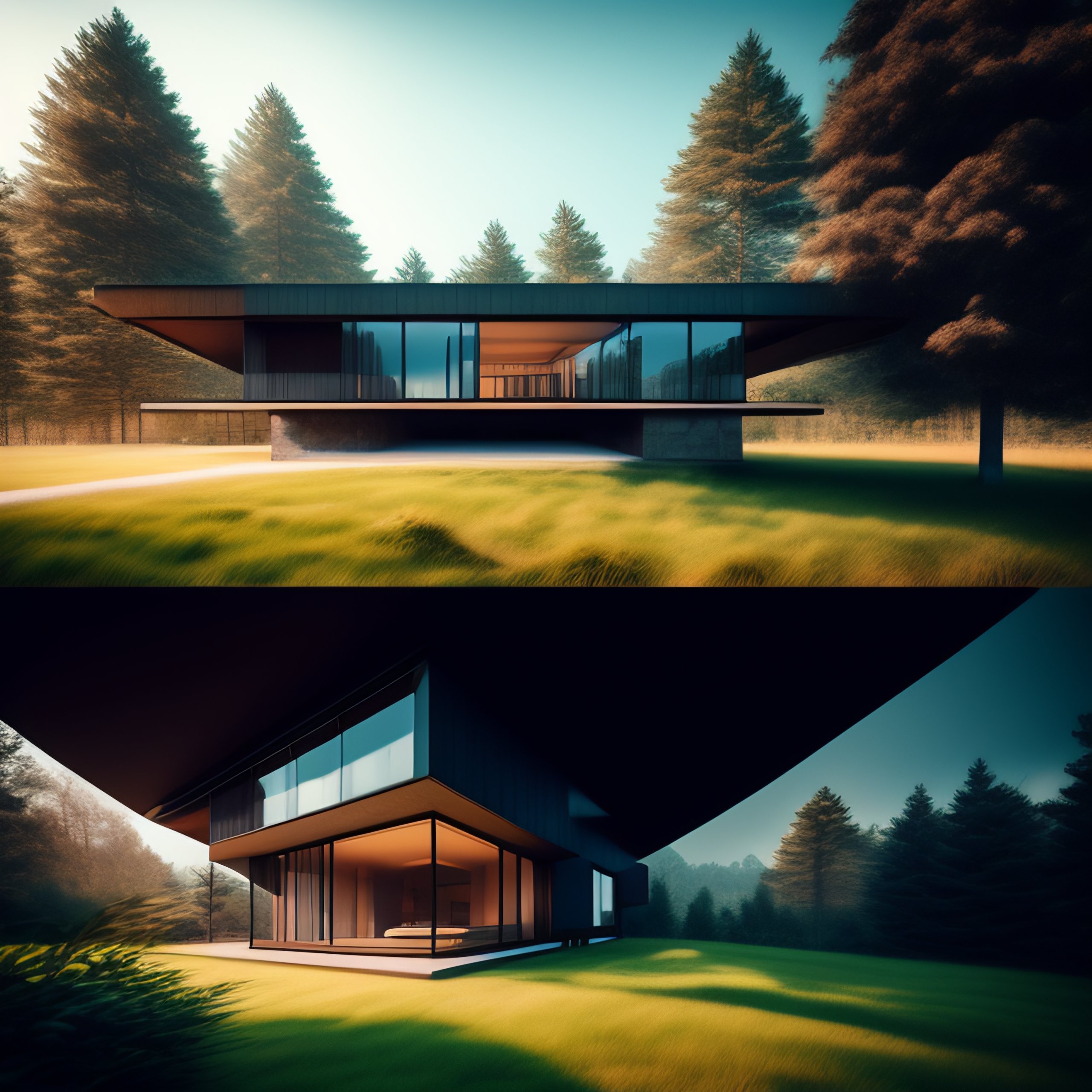 Lexica - Rectangular modernist house inspired by a tibetan palace ...