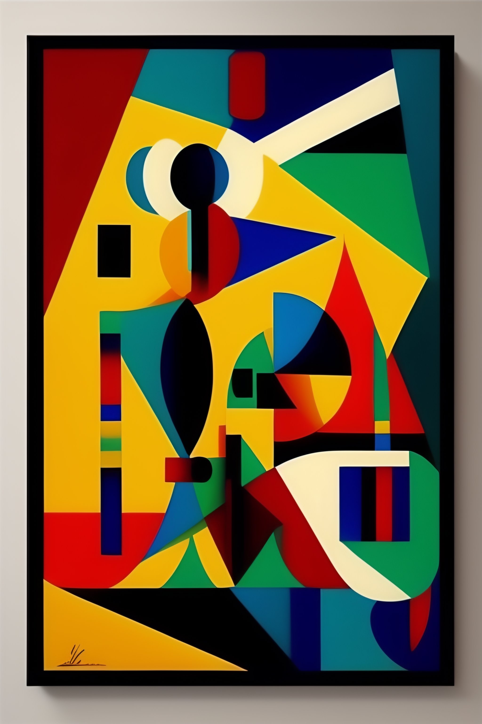 Lexica - Painting by miro picasso robot cubism