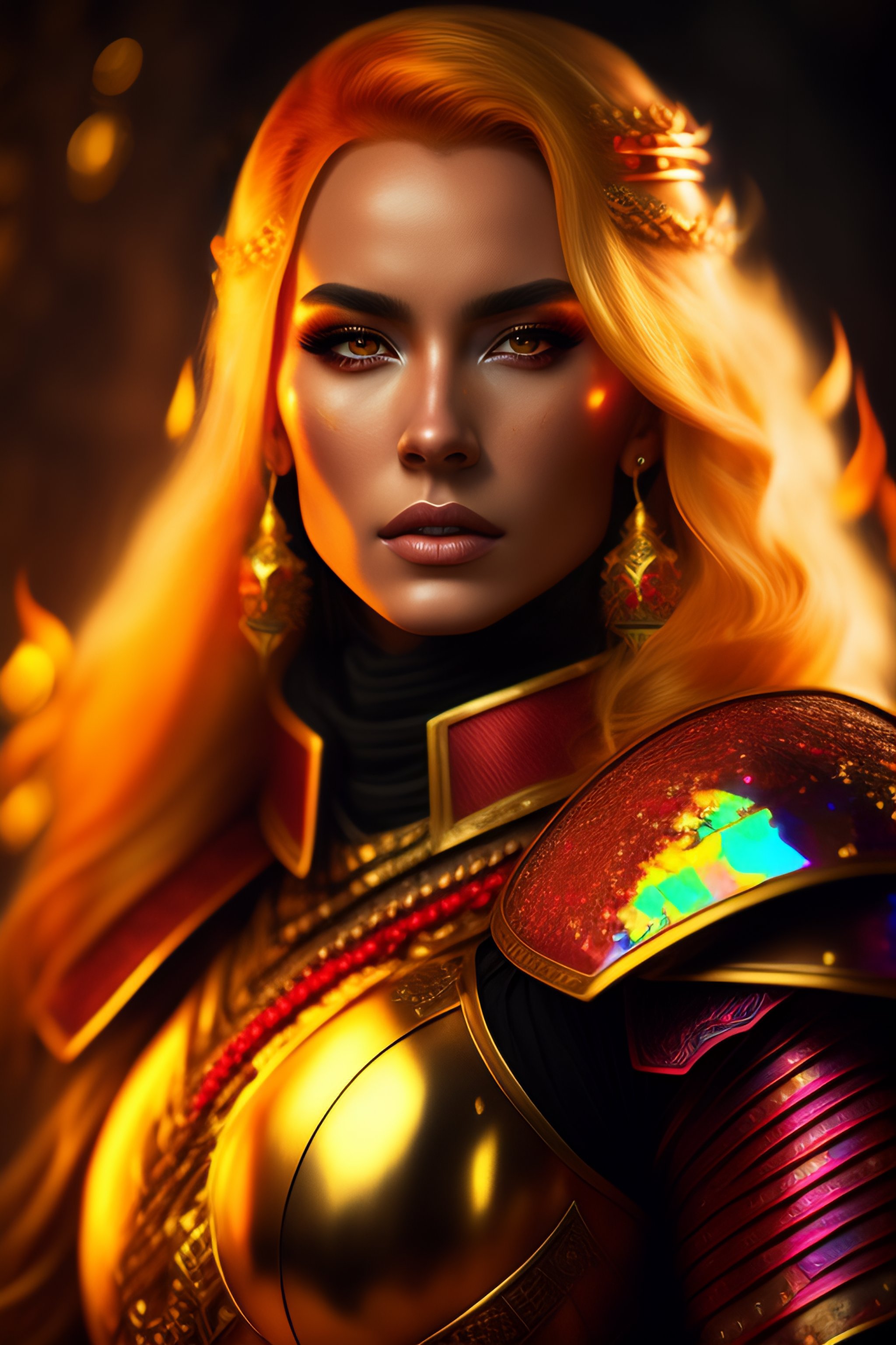 Lexica - Cinematic portrait, hyperdetailed stunningly beautiful female ...