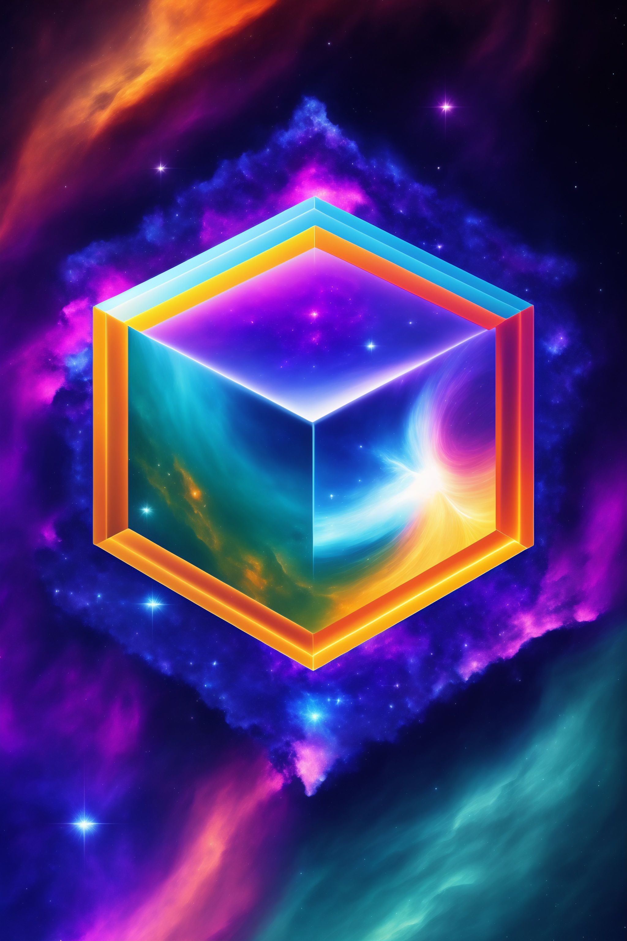 Lexica - A big multidimensionnal cube mixed with a galaxy, supernovae ...