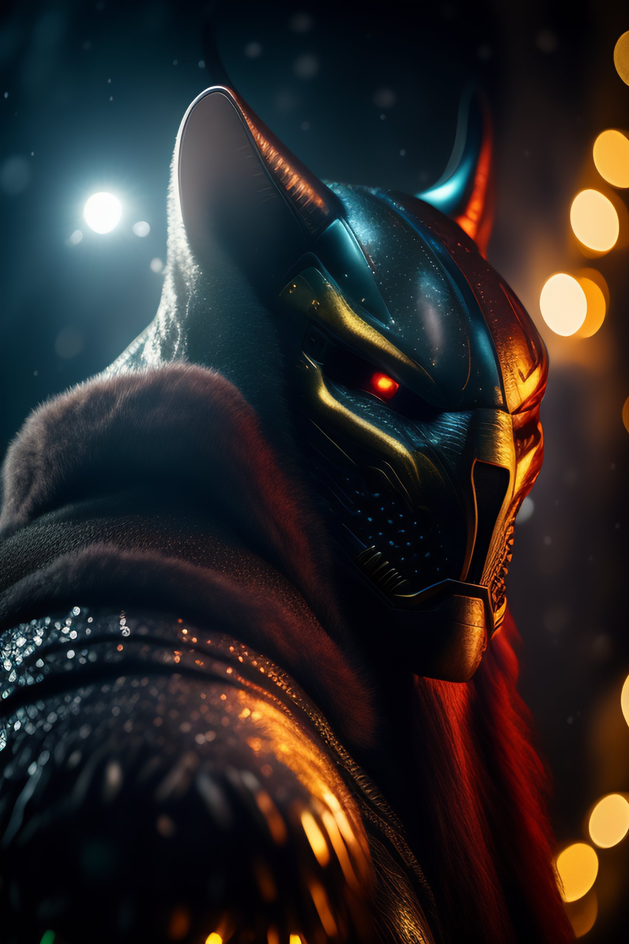 Lexica - Predator portrait, dark, scary, dramatic studio lighting, very ...