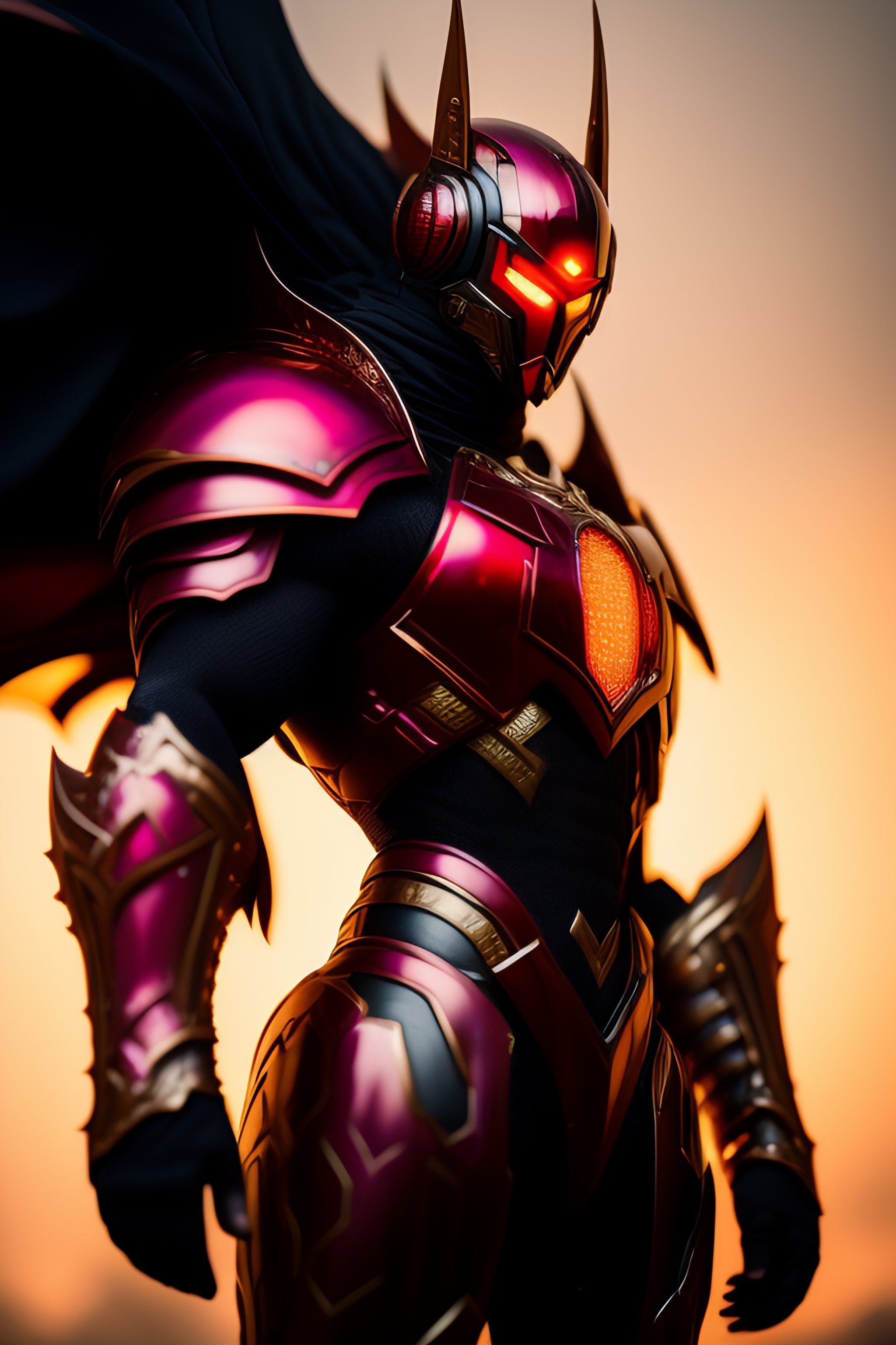 Lexica - The conqueror super villain, cyborg, robotic armor crimson ...