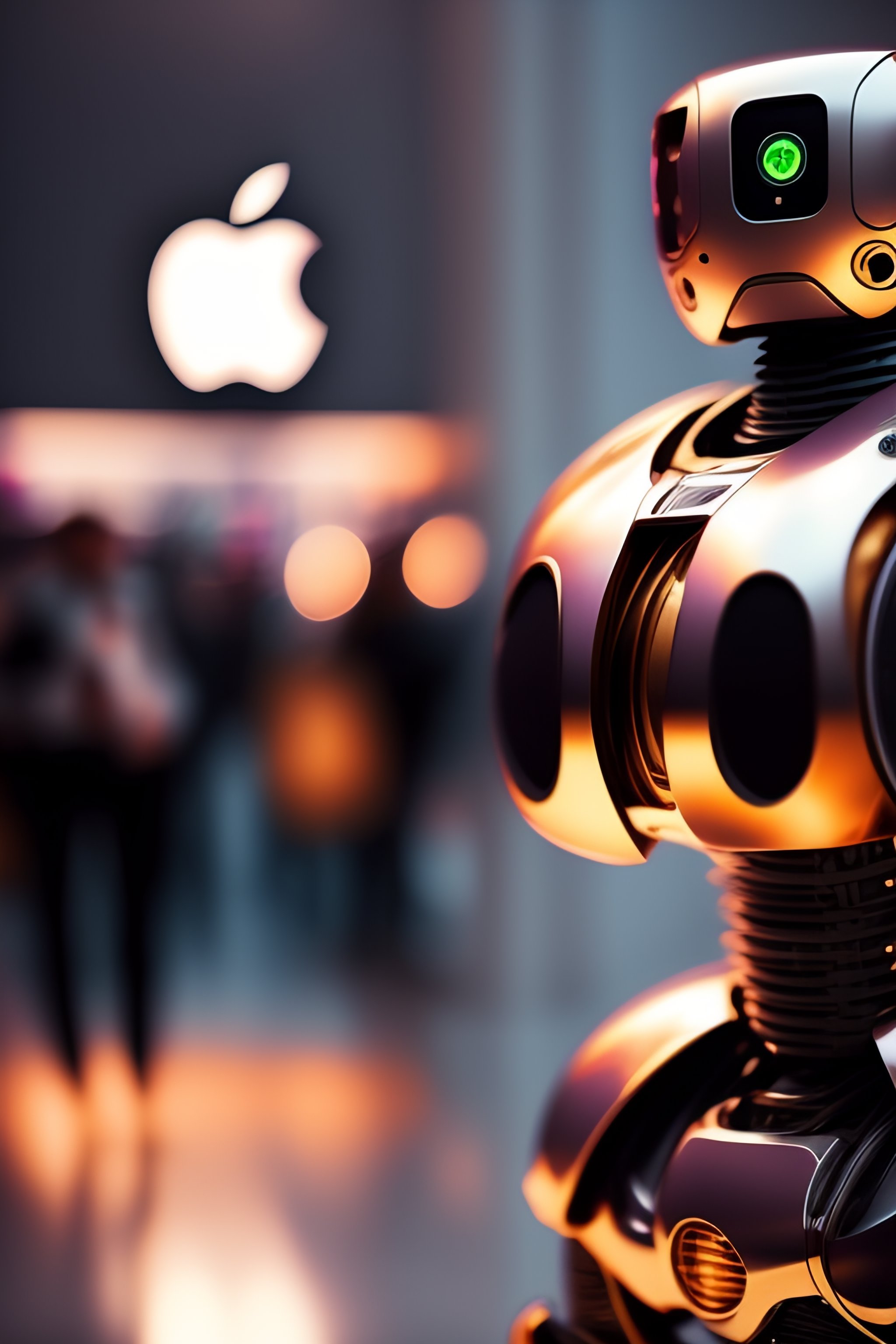 Lexica - Robots in apple store