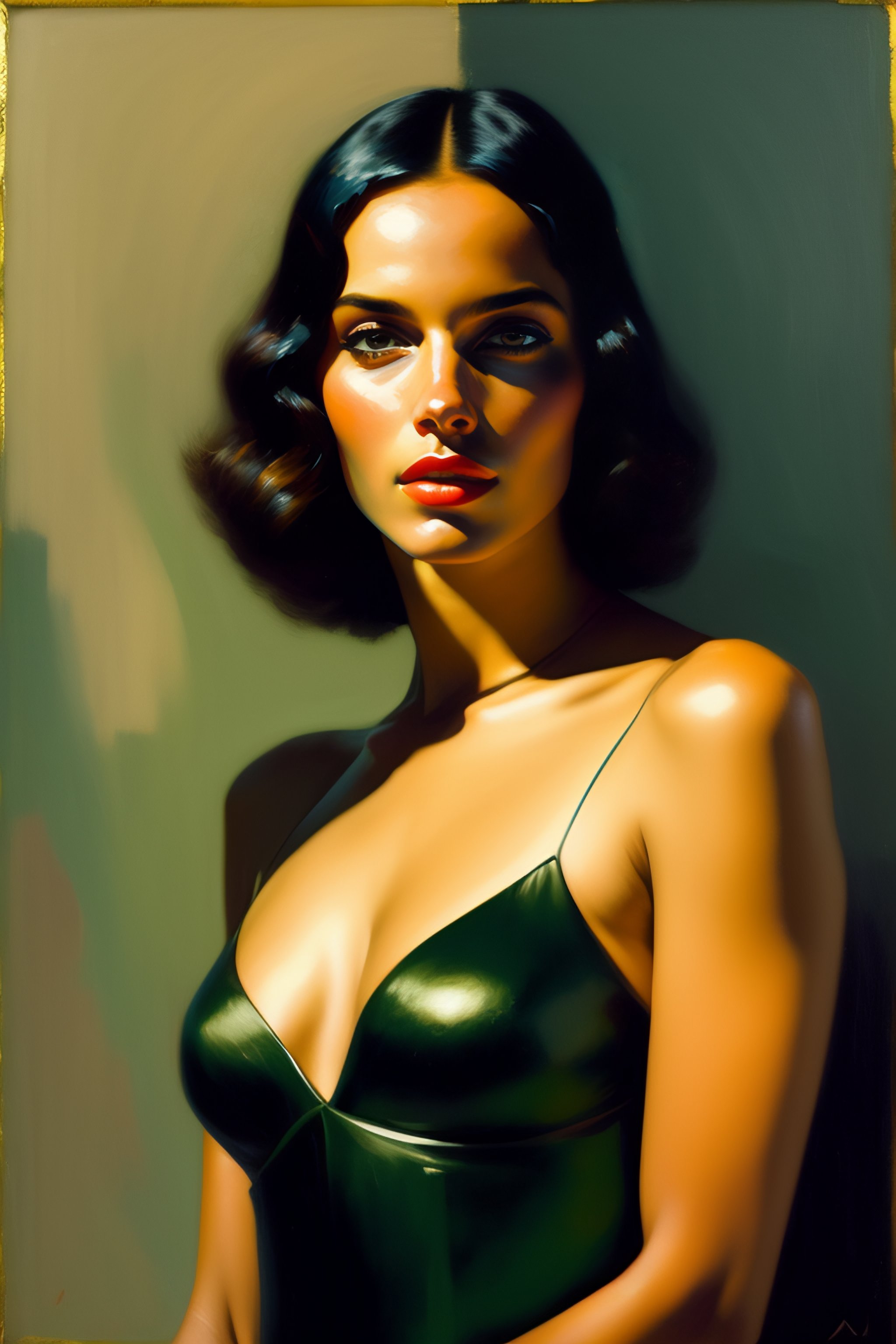 Lexica - A portrait of ABBA by Malcolm T. Liepke, oil paint, anatomically correct, beautiful ...