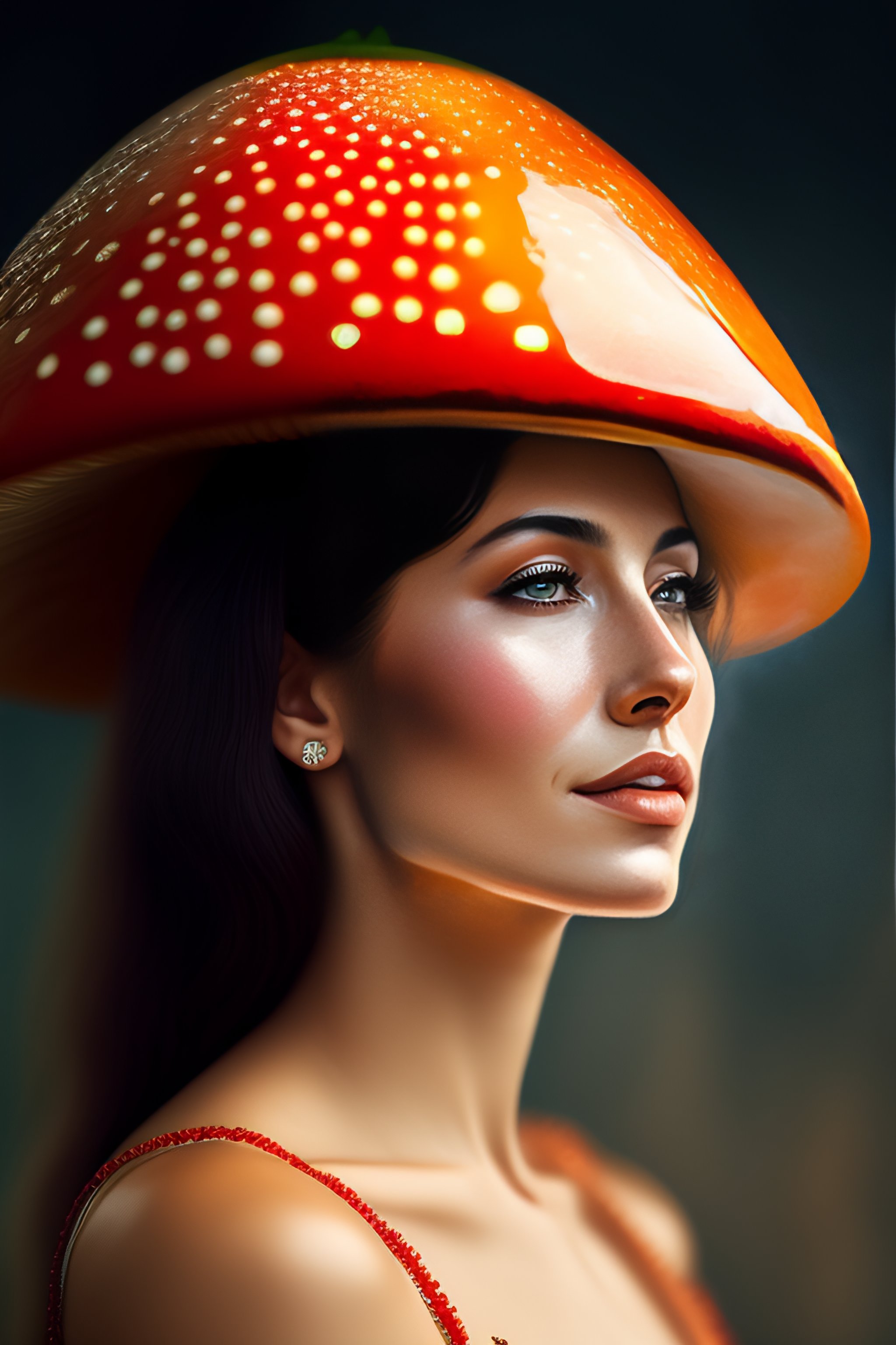 Lexica - Mushroom portrait