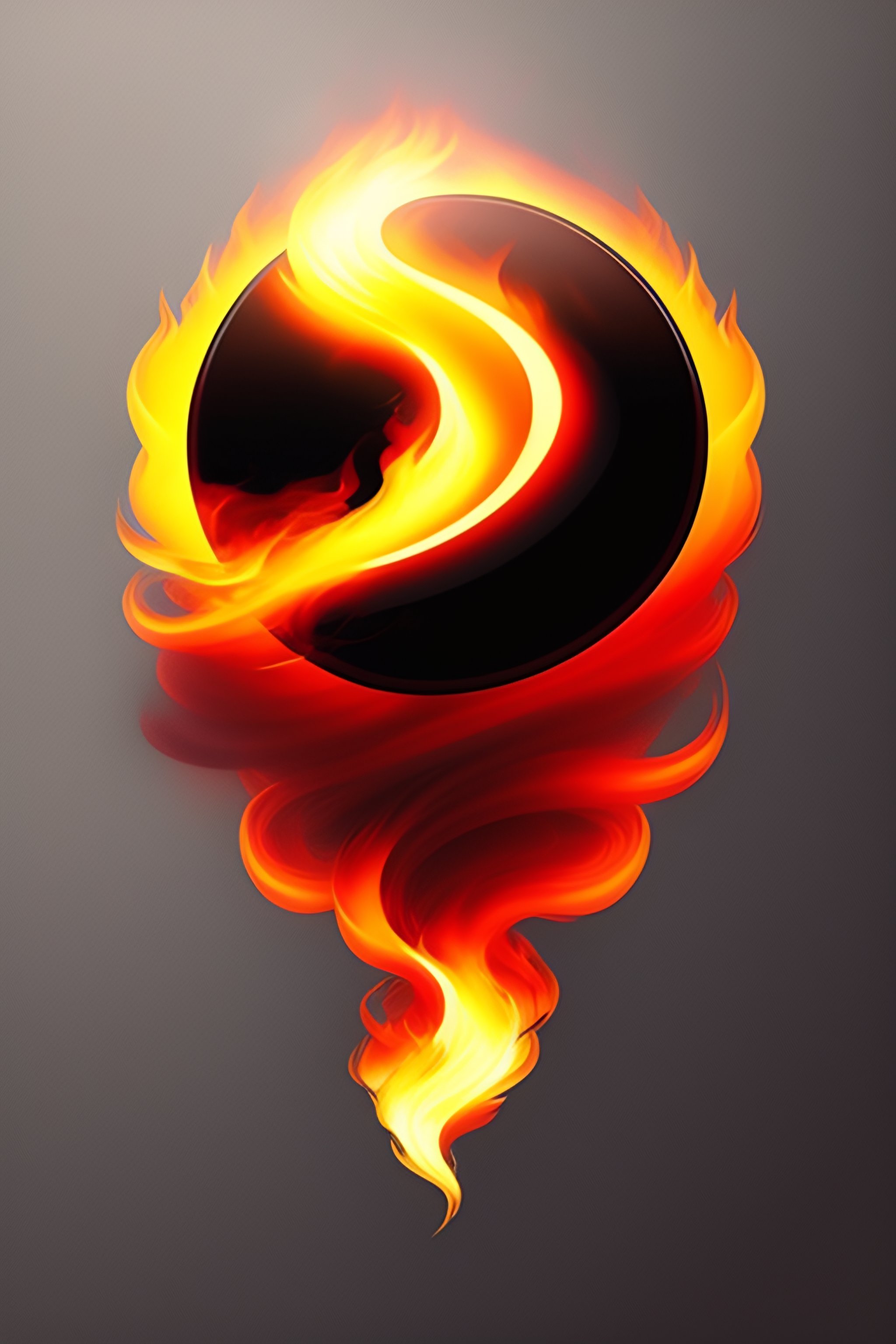 Lexica - Angry panda fire cloud logo