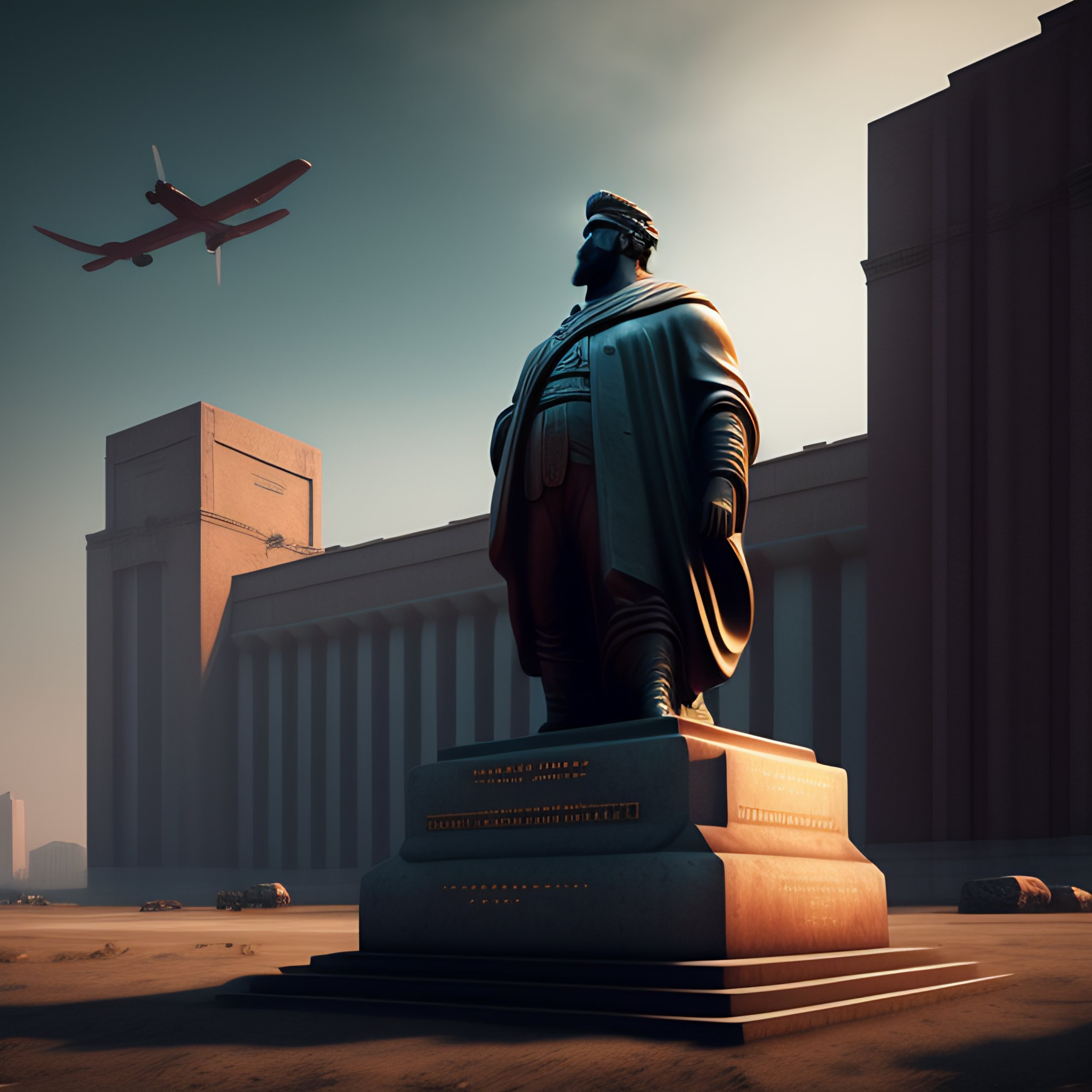 Lexica - Big soviet union statues repeated many times in series an ...