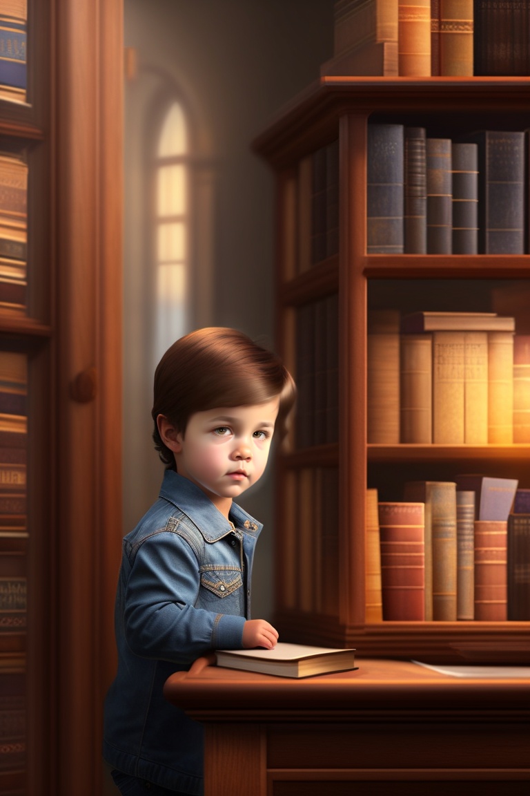 Lexica - Alex's young boy as he notices the old, rundown library.