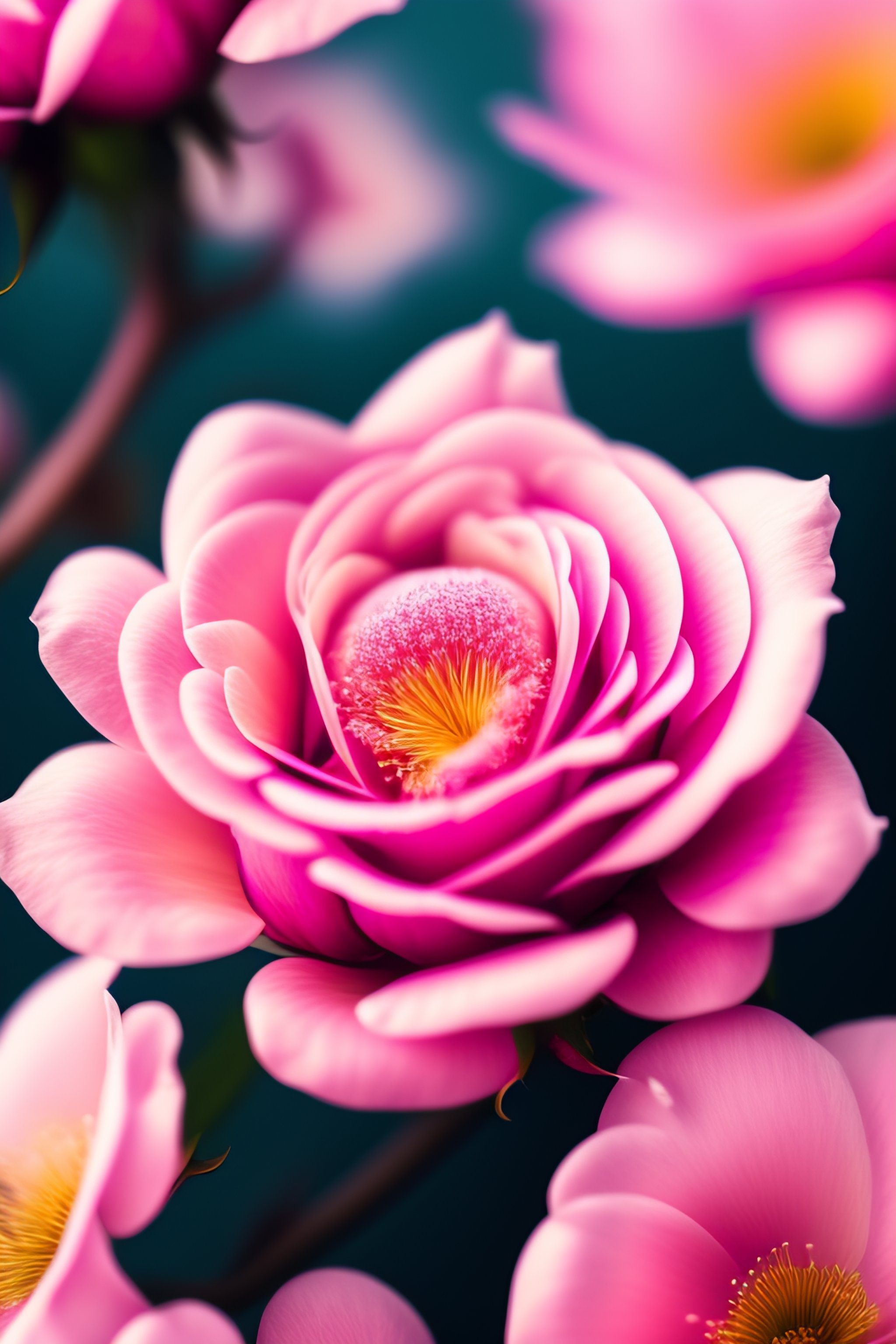 Lexica - "Create a feminine, floral design using cherry blossom. Use an ...